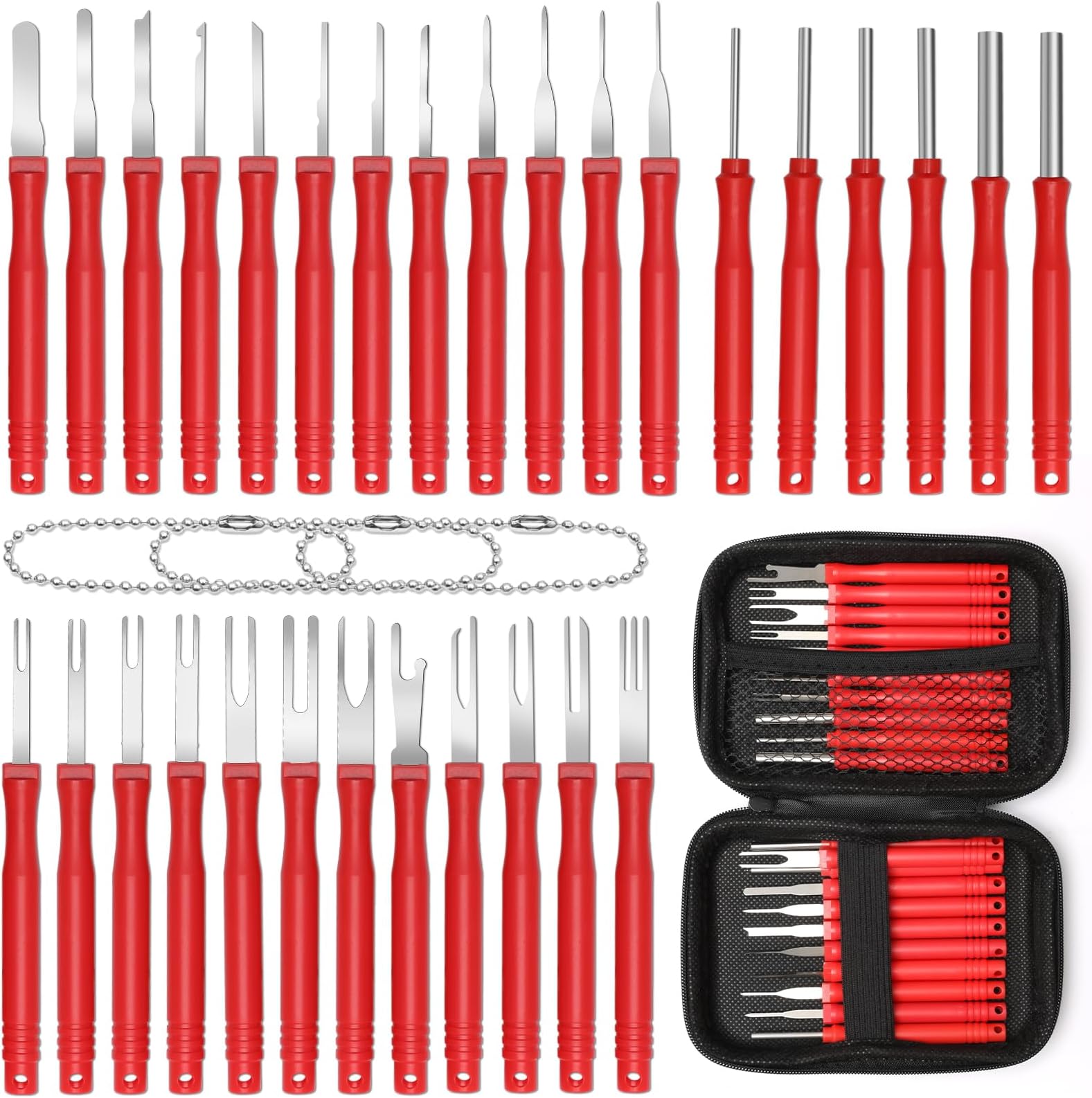 Amazon.com: Upgraded Terminal Removal Kit, 18PCS Pin Extractor Tool Set ...