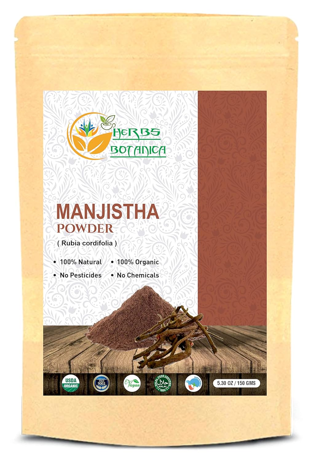 Amazon.com: Herbs Botanica Manjistha Root Powder 100% Pure & Natural ...