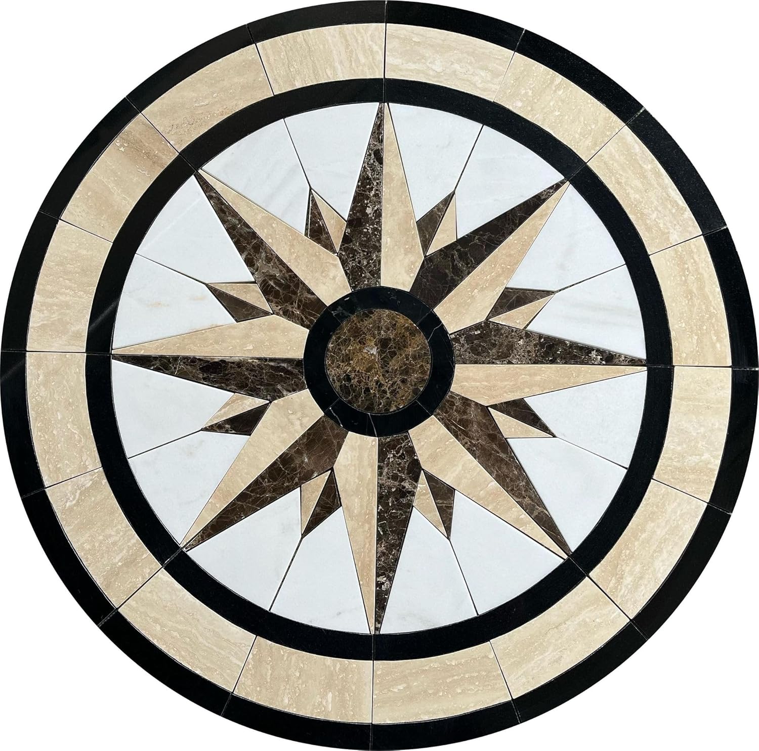 Floor 28x28 Medallion Tile Round - Amazon.com