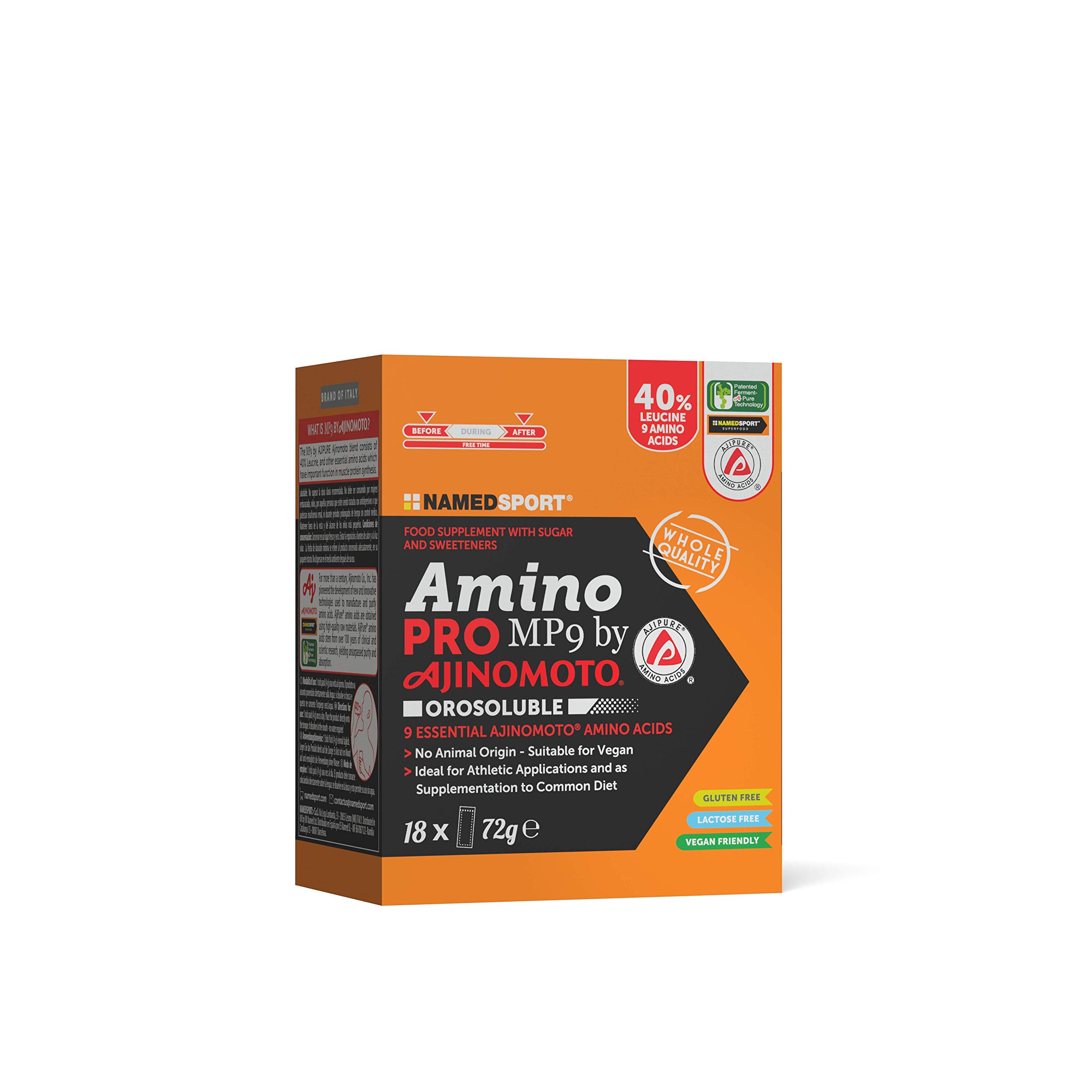 Buy AminoPRO MP9 orosoluble 18 Sticks - Exclusive Blend of Nine ...
