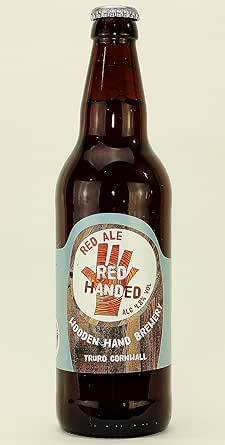 Red Handed - Wooden Hand Brewery (ABV 4.8%) : Amazon.co.uk: Grocery