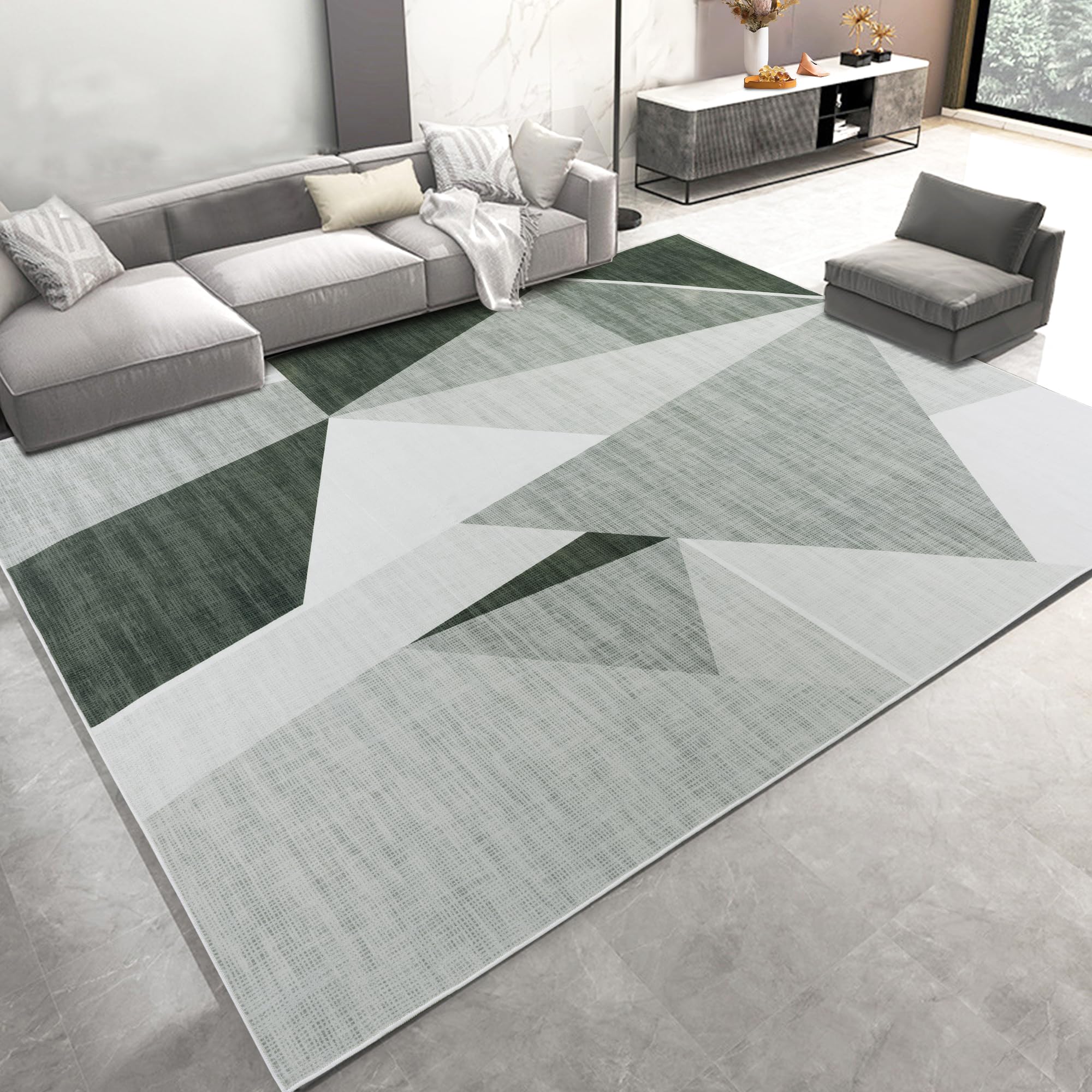 Amazon.com: HOMBYS 10x14 Modern Area Rug for Living Room Bedroom, Large ...