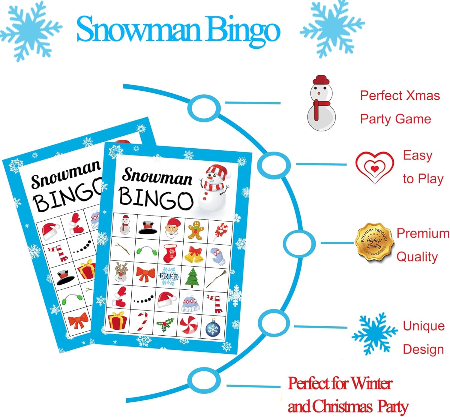 Happy Storm Christmas Bingo Game for Kids and Family Australia | Ubuy