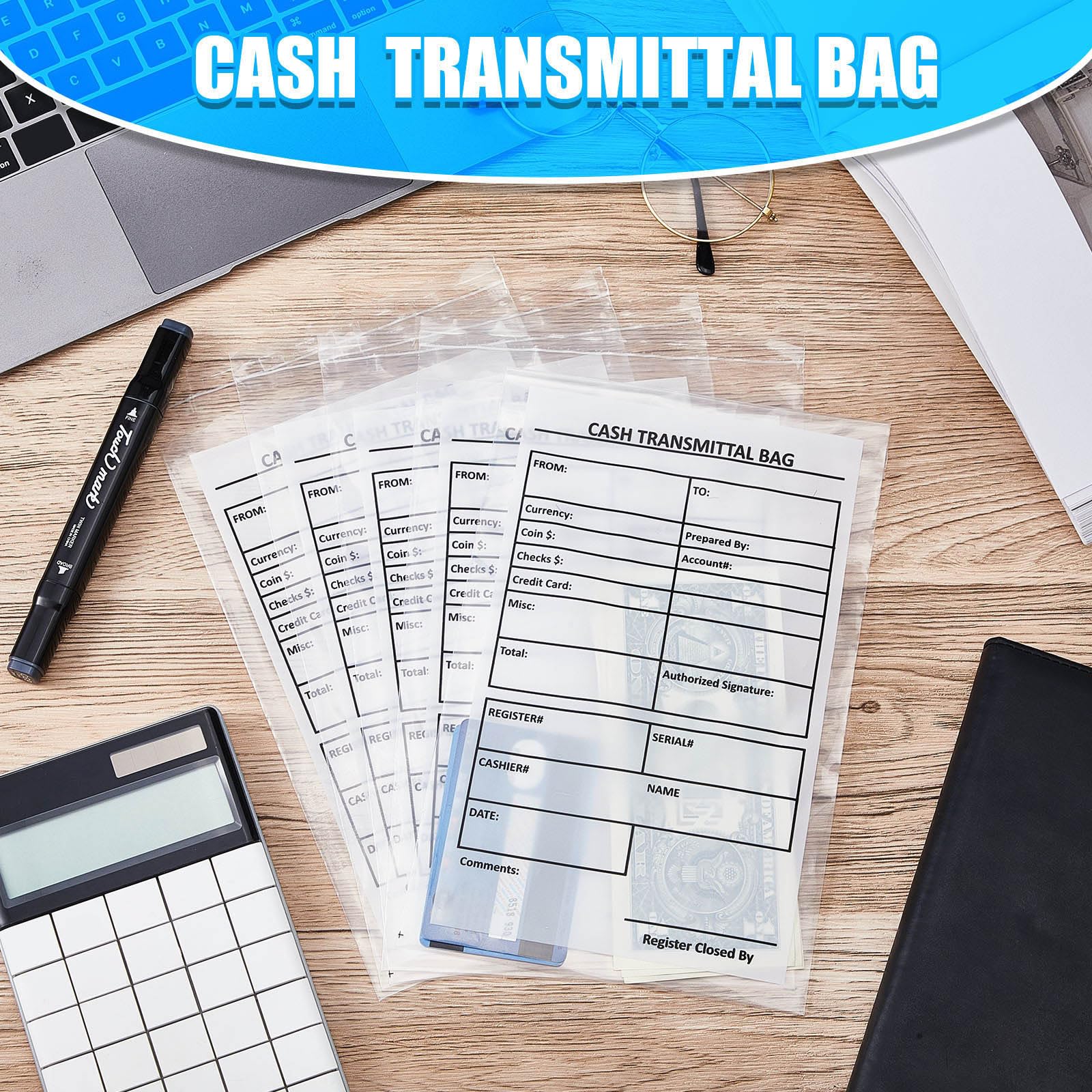 Snapklik.com : Lewtemi 300 Pieces 6 X 9 Inch Bank Deposit Cash ...