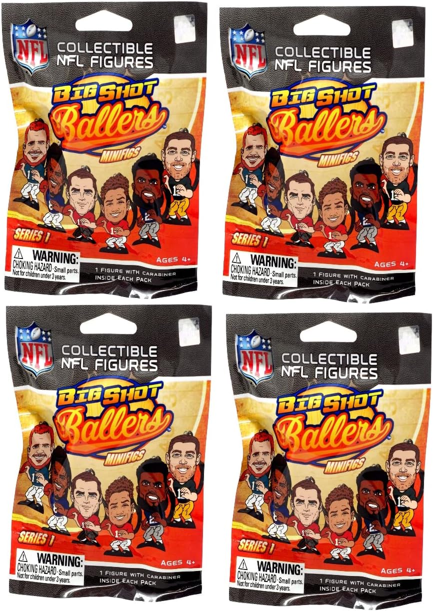 Amazon.com: TeenyMates Party Animal Big Shot Ballers 2020-21 NFL Series ...