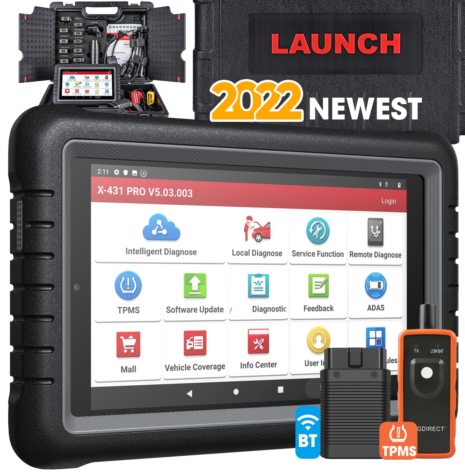 Buy LAUNCH X431 PROS V1.0 2022: Bi-Directional Scan Tool Same as X431 ...