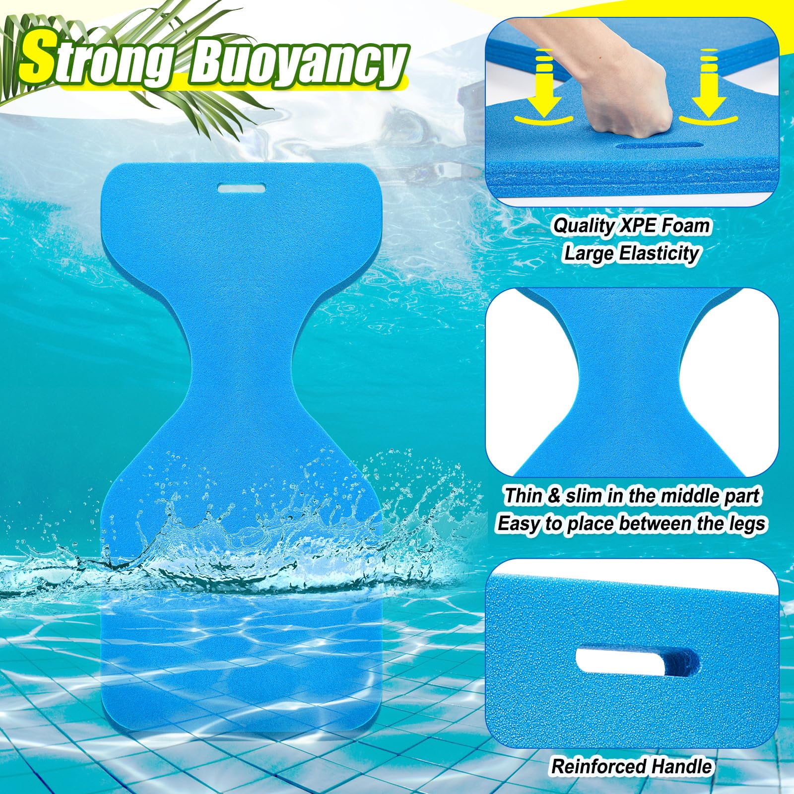 Snapklik.com : MiniInflat 6 Pcs Water Solid Saddle Floats Set Buoyant ...