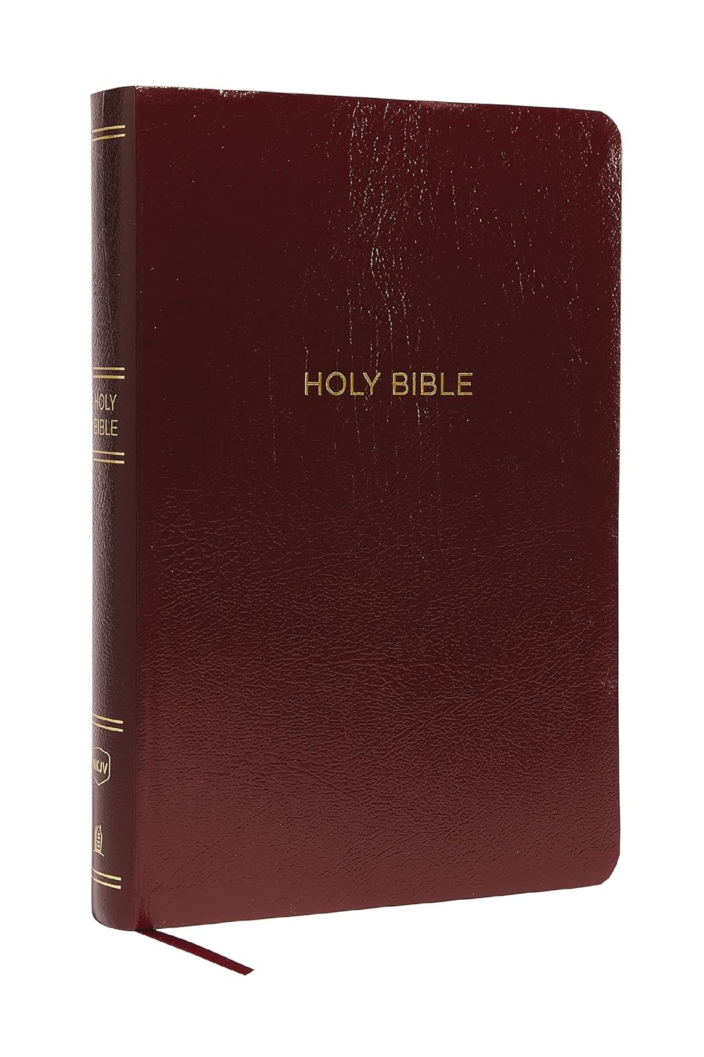 NKJV Holy Bible, Super Giant Print Reference Bible, Brown Leather, 43,000 Cross References, Red ...