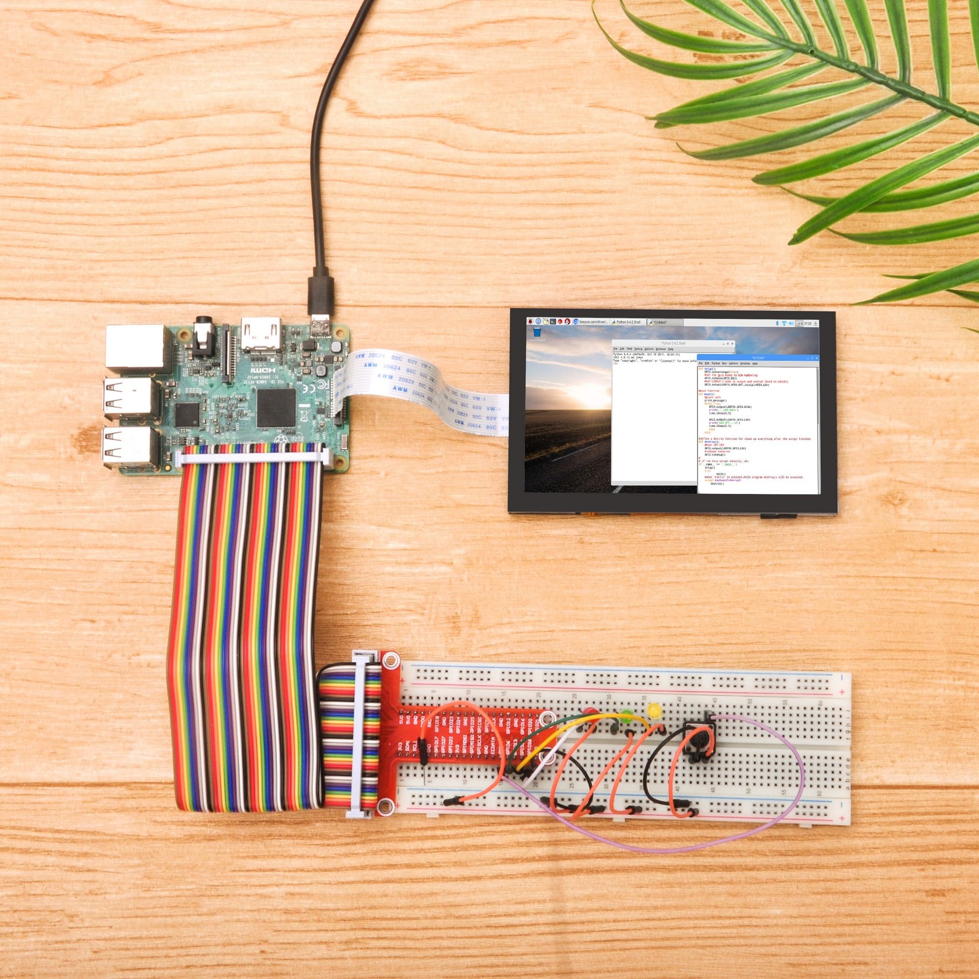 Snapklik.com : OSOYOO 5 Inch Touch Screen RPi5 Monitor DSI IPS LCD ...