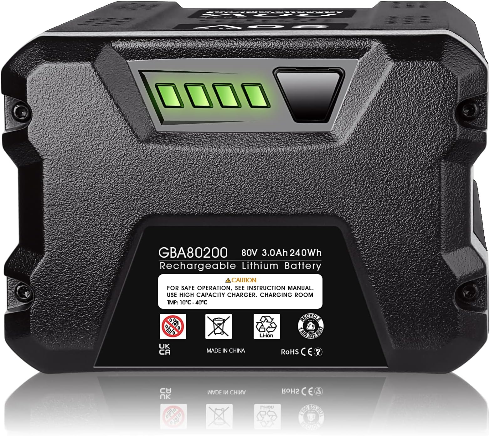 Amazon.com: JIALIPOK 80V 3.0Ah Replacement Battery for Greenworks 80V ...