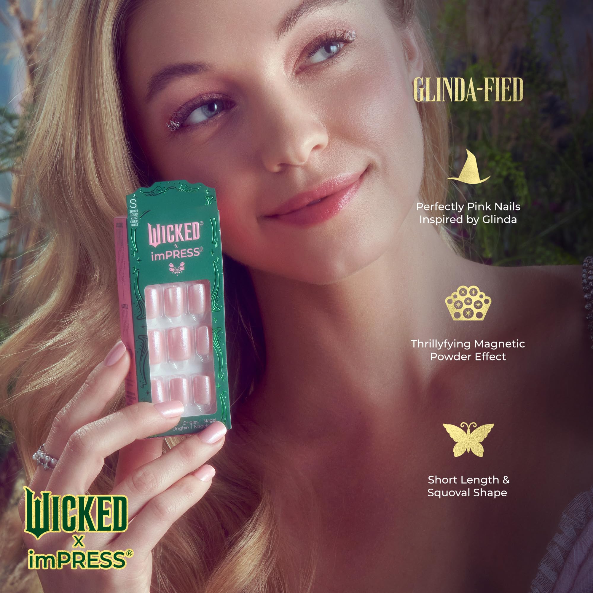 Snapklik.com : WICKED X Press On Nails, New Improved Adhesive, Up To 10 ...
