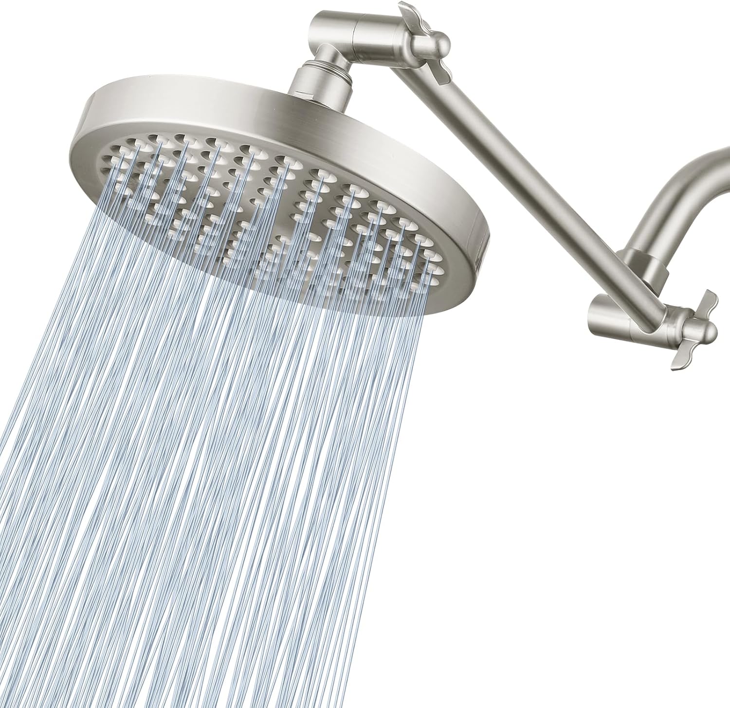 Voolan Rain Shower Head with Extension Arm - High Pressure Rainfall ...