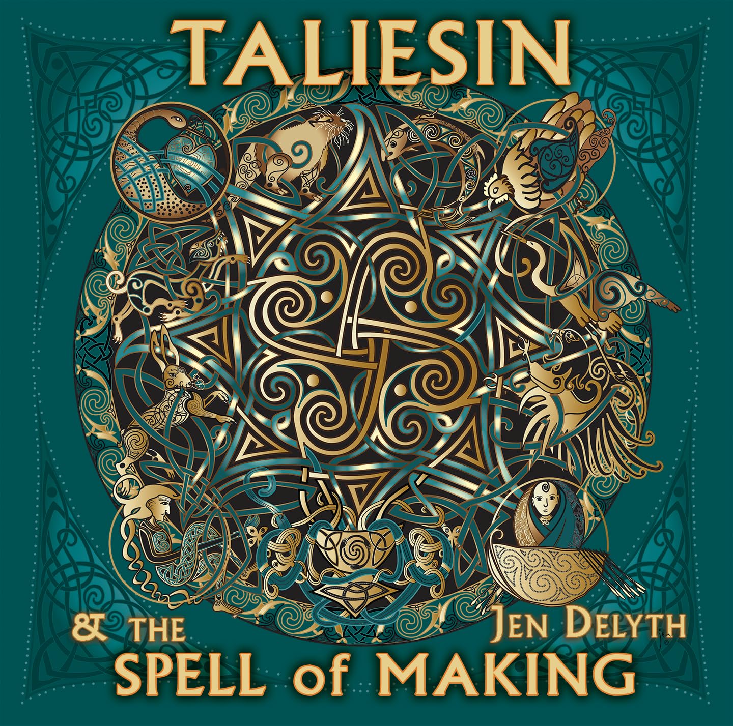 Taliesin and the Spell of Making, Illustrated Children's Book, Welsh ...