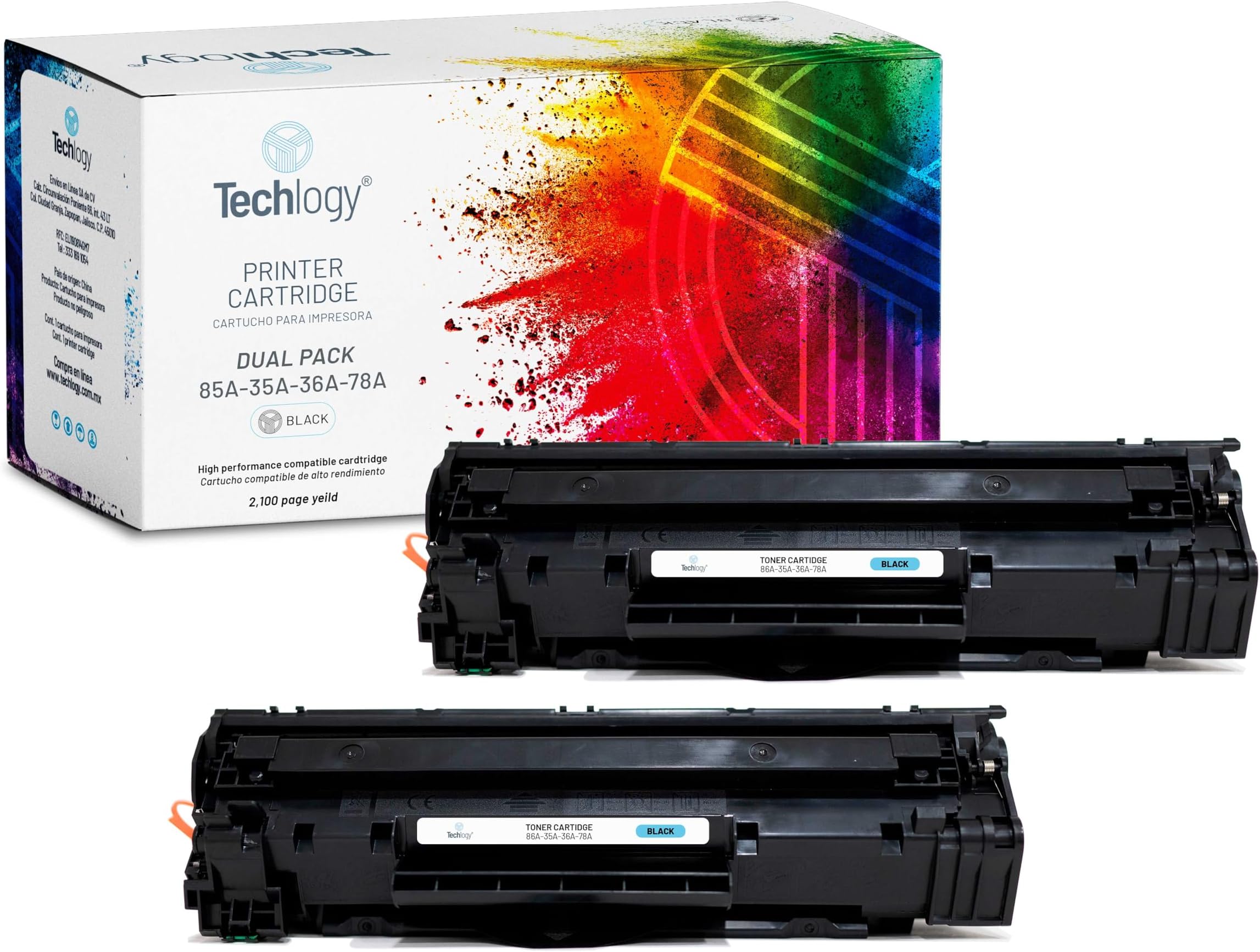 Amazon.com: Toner Compatible 85A 35A 36A 78A Toner Cartridge ...