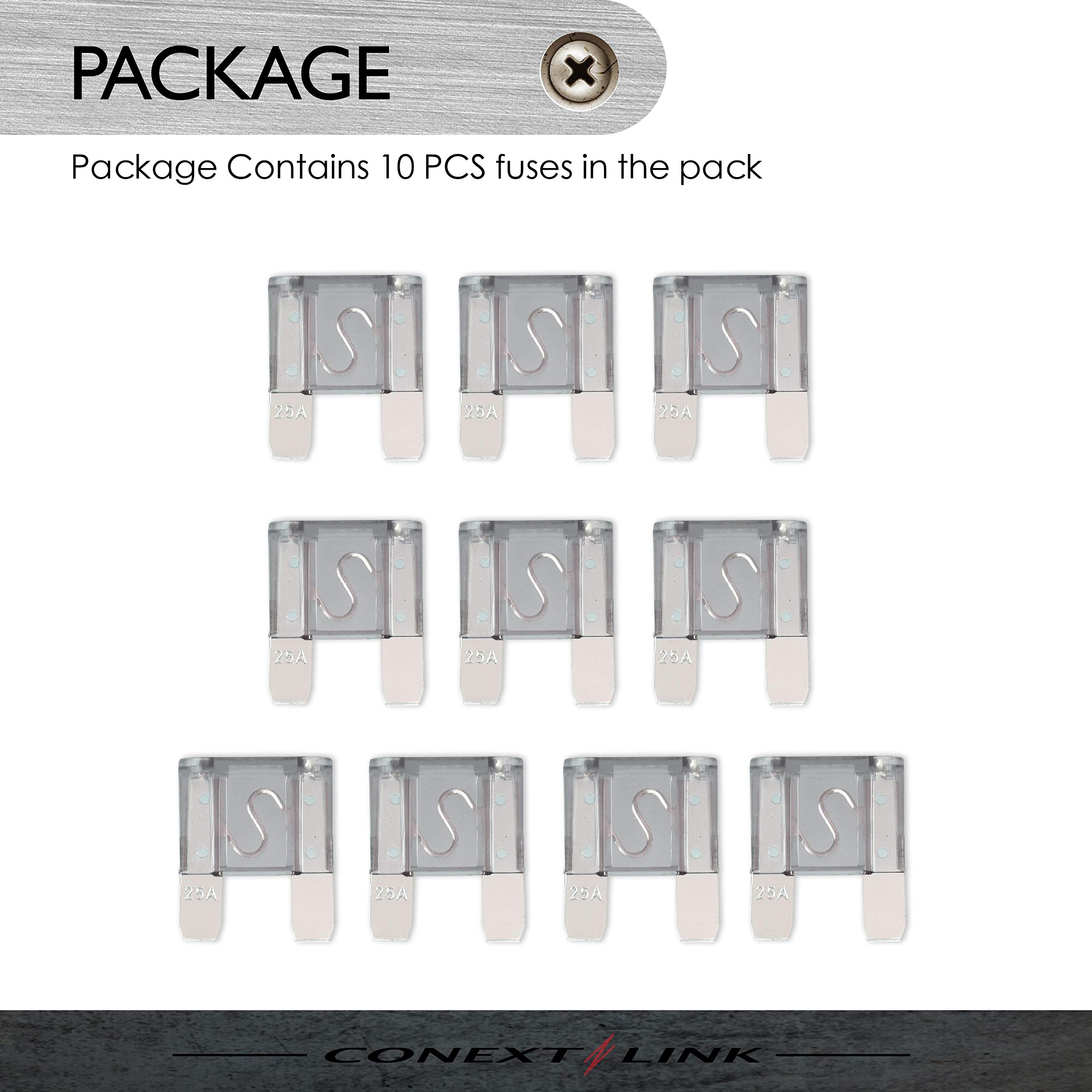 Snapklik.com : Conext Link MAXI25-10 Nickel MAXI Fuse 10 Pack