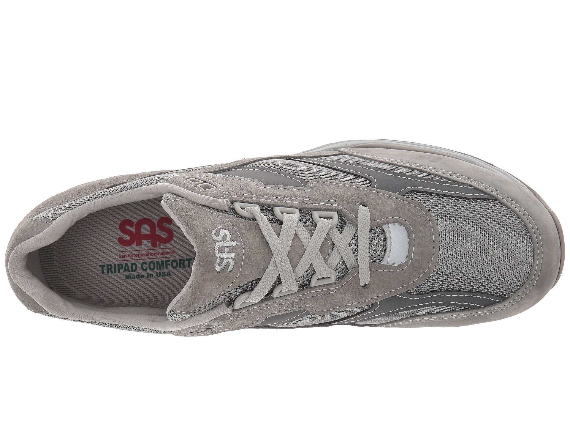 Snapklik.com : SAS Journey Mesh Comfort Walking Sneaker Gray 10.5 N ...
