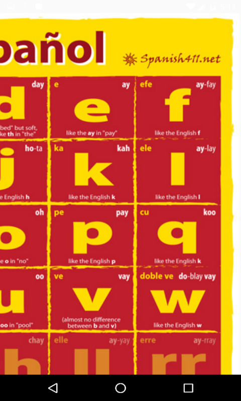 The Spanish Alphabet - App on Amazon Appstore