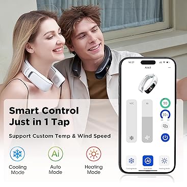 Amazon.com: RANVOO [No.1 Cooling A/C AICE 3 AI Neck Air Conditioner [Full-body Cooling/Heating ...