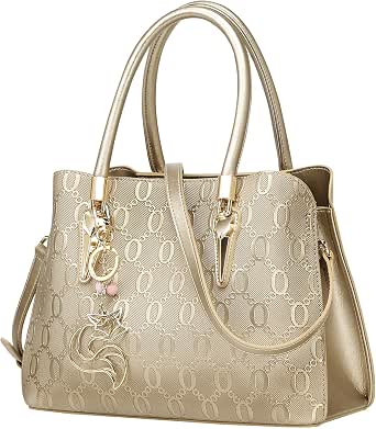 Amazon.co.jp: FOXLOVER Women's Tote Bag, Shoulder Bag, Handbag, Stylish ...