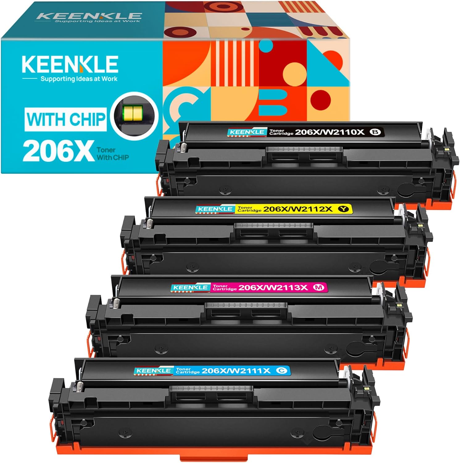 Amazon.com: KEENKLE Compatible Toner Cartridge Replacement for HP 206X ...