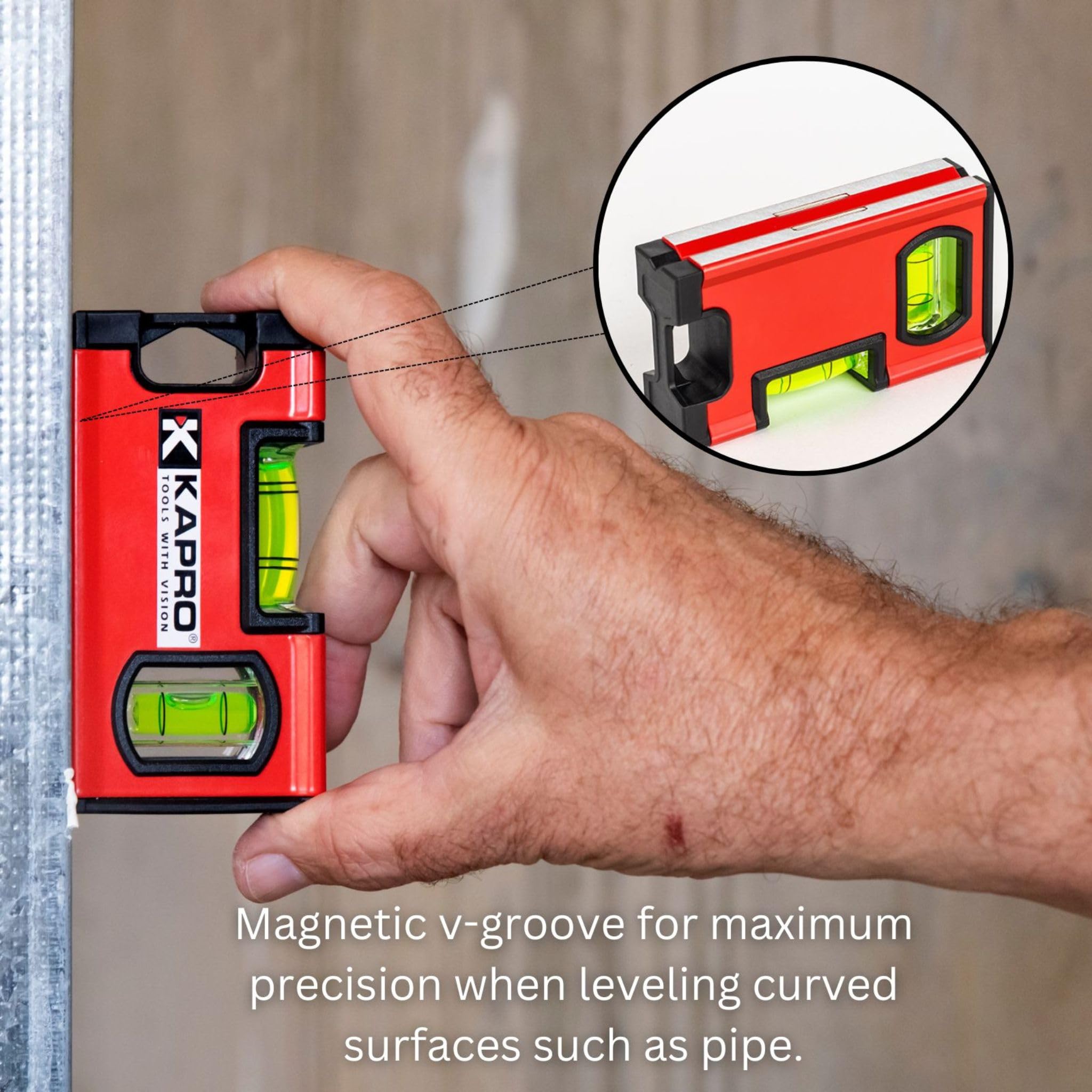 Snapklik.com : Kapro - 771M TWIN Magnetic Heavy Duty Toolbox Level ...