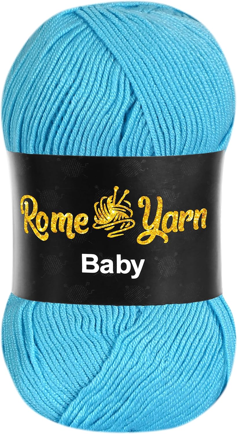 Amazon.com: Baby Yarn #3 Light Worsted DK Anti-Pilling Acrylic Yarn for ...