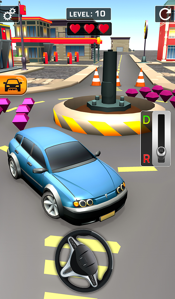Reverse Car Driving - Blocky Cars Parking Simulator - App on Amazon ...