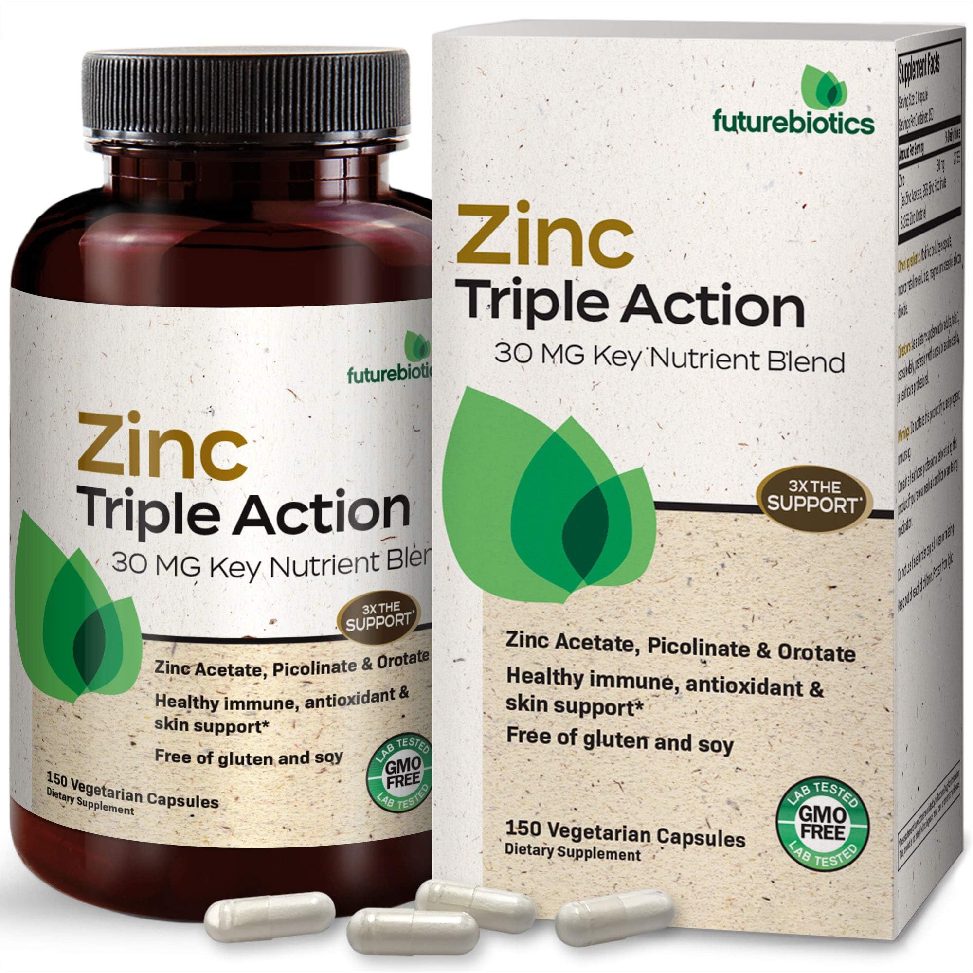 Amazon.com: Zinc7 Daily Immune Support (50mg): Triple Action Zinc ...