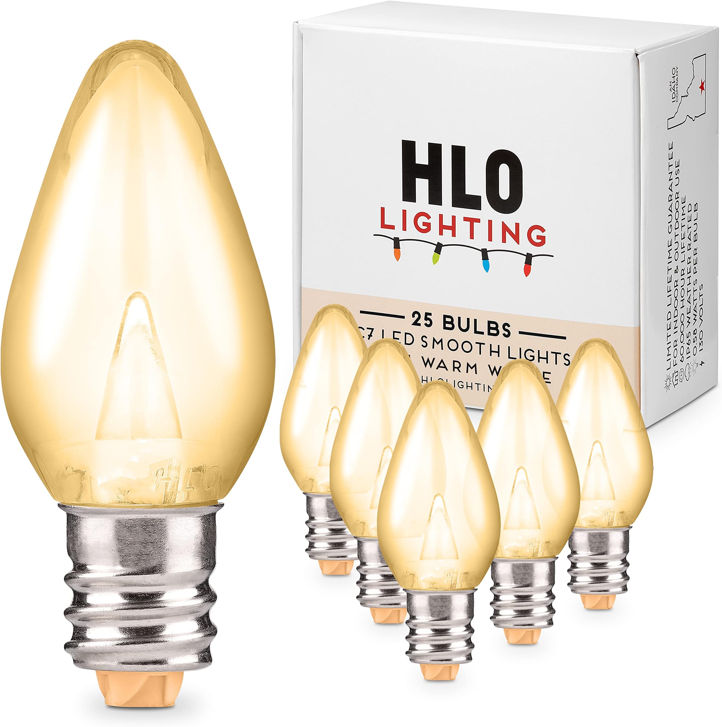 SUNTHIN 10 Pack LED Bulbs Replacement S14 Outdoor String Lights ...