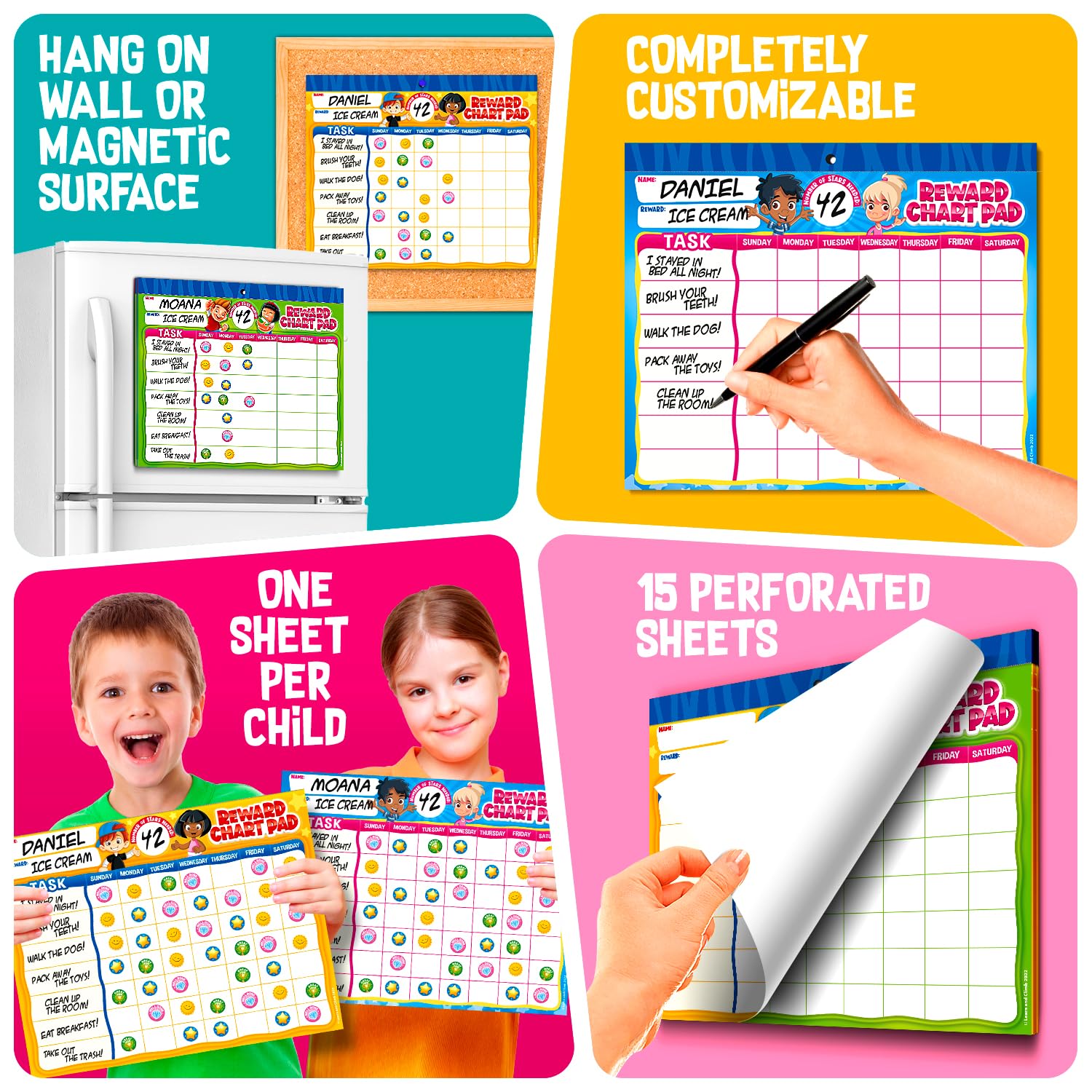 Snapklik.com : Behavior Reward Chart System - Pad