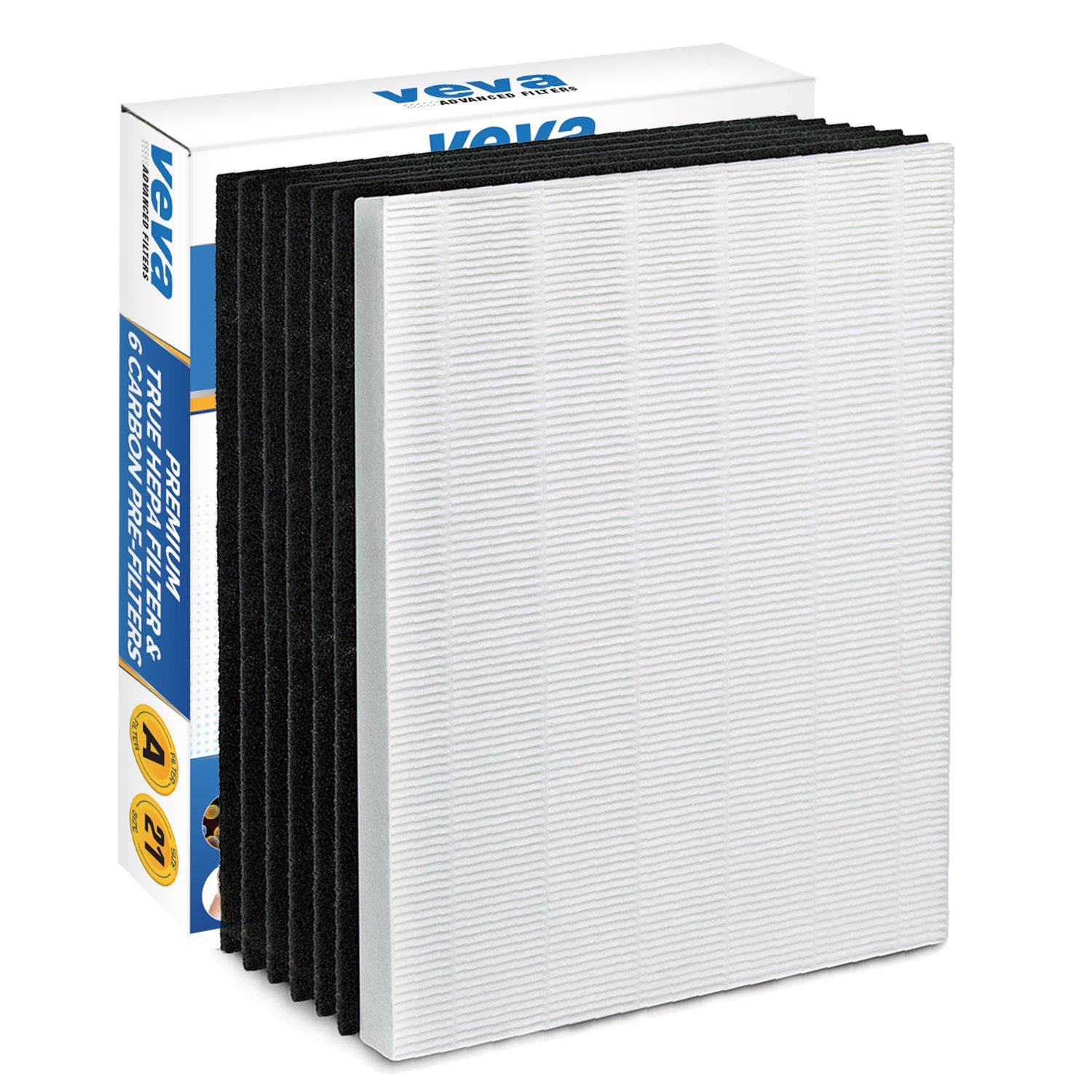 Filter Replacement Compatible with Air Purifier, with 8 Carbon Pre ...