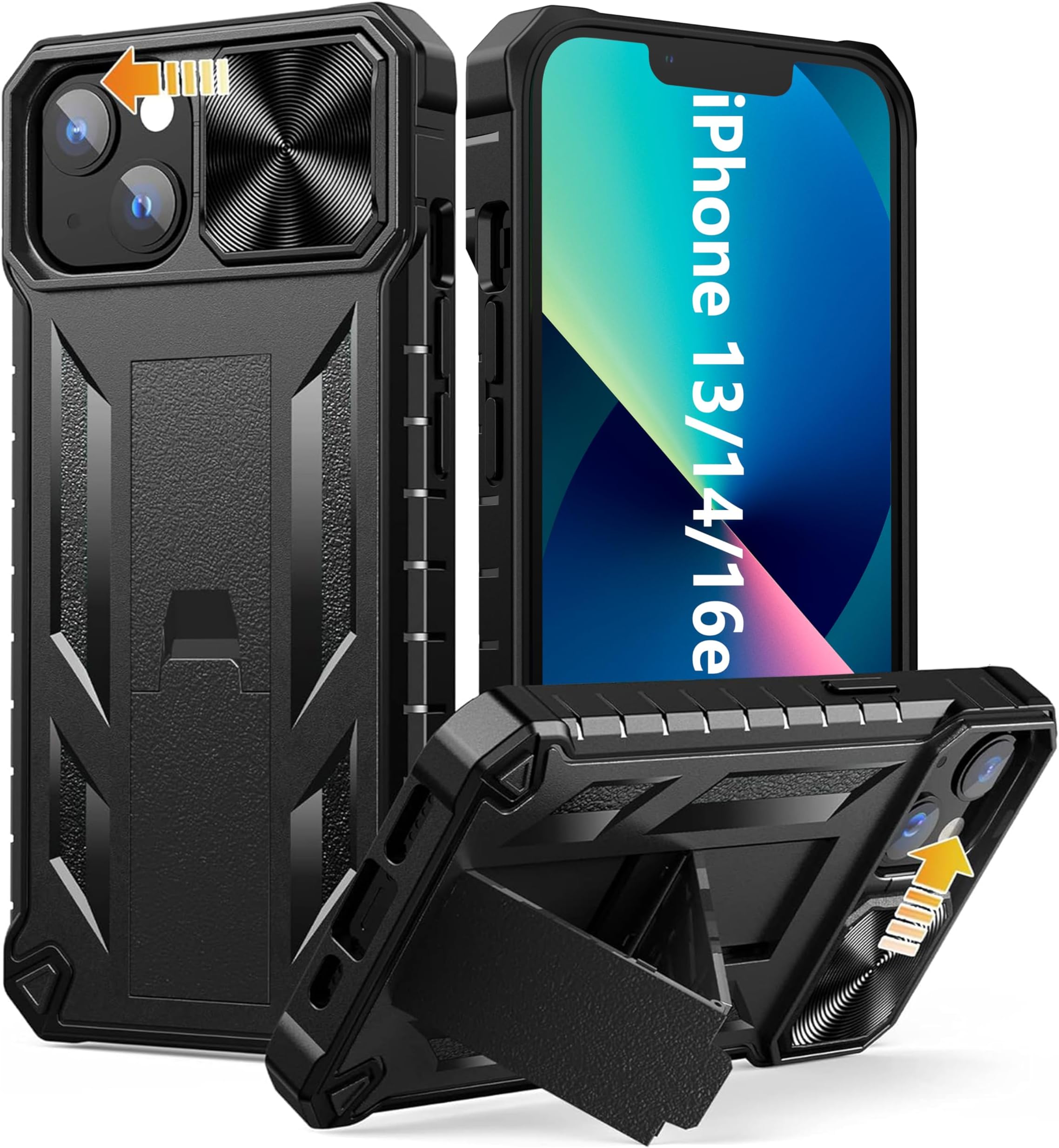 Amazon.com: SunStory Compatible with iPhone 13 Case/iPhone 14 Case with ...