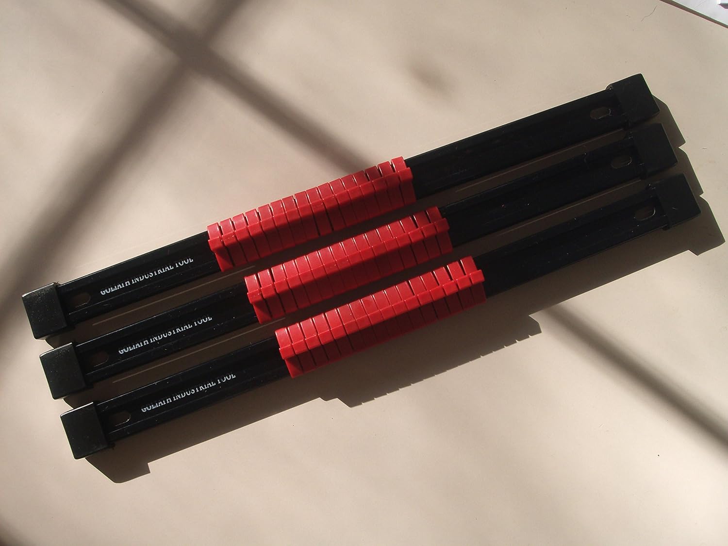 3 Piece GOLIATH INDUSTRIAL TOOL Mountable Socket Rail set 1/4" - Amazon.com