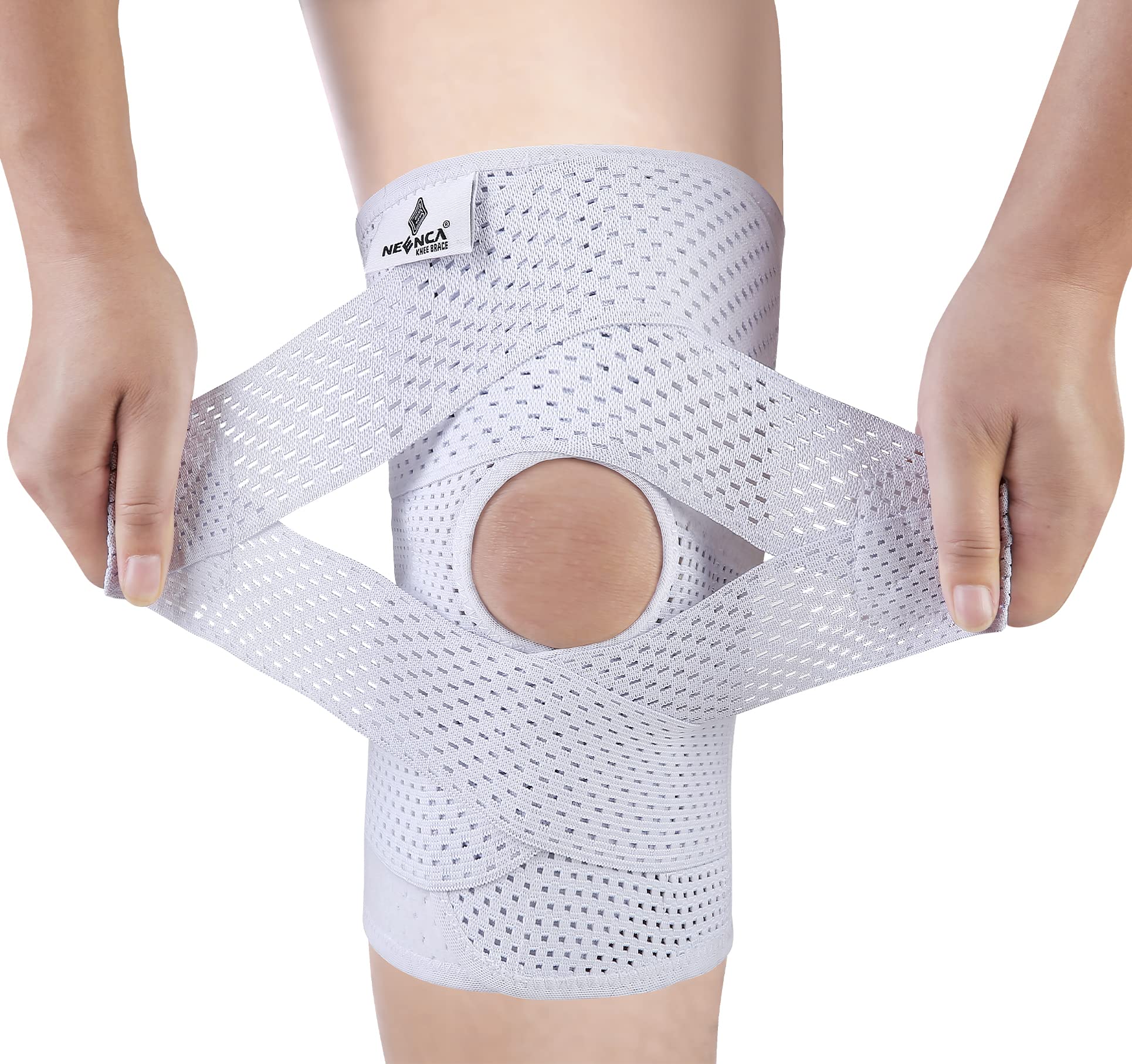 NEENCA Knee Brace for Knee Pain, Compression Knee Support with Air Mesh ...