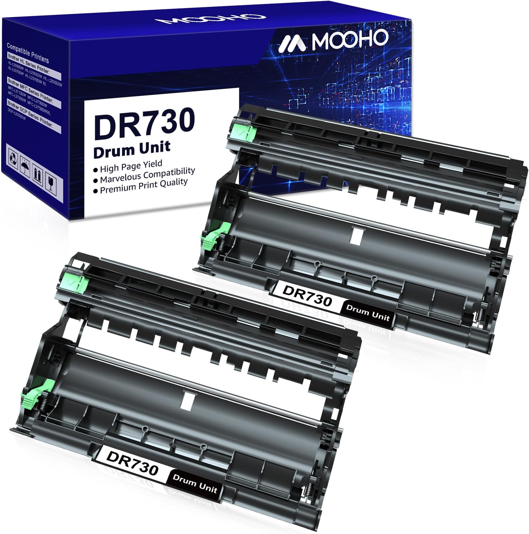 Amazon.com: Brother Genuine DR730 Drum Unit, Up To 12,000 Page Yield ...