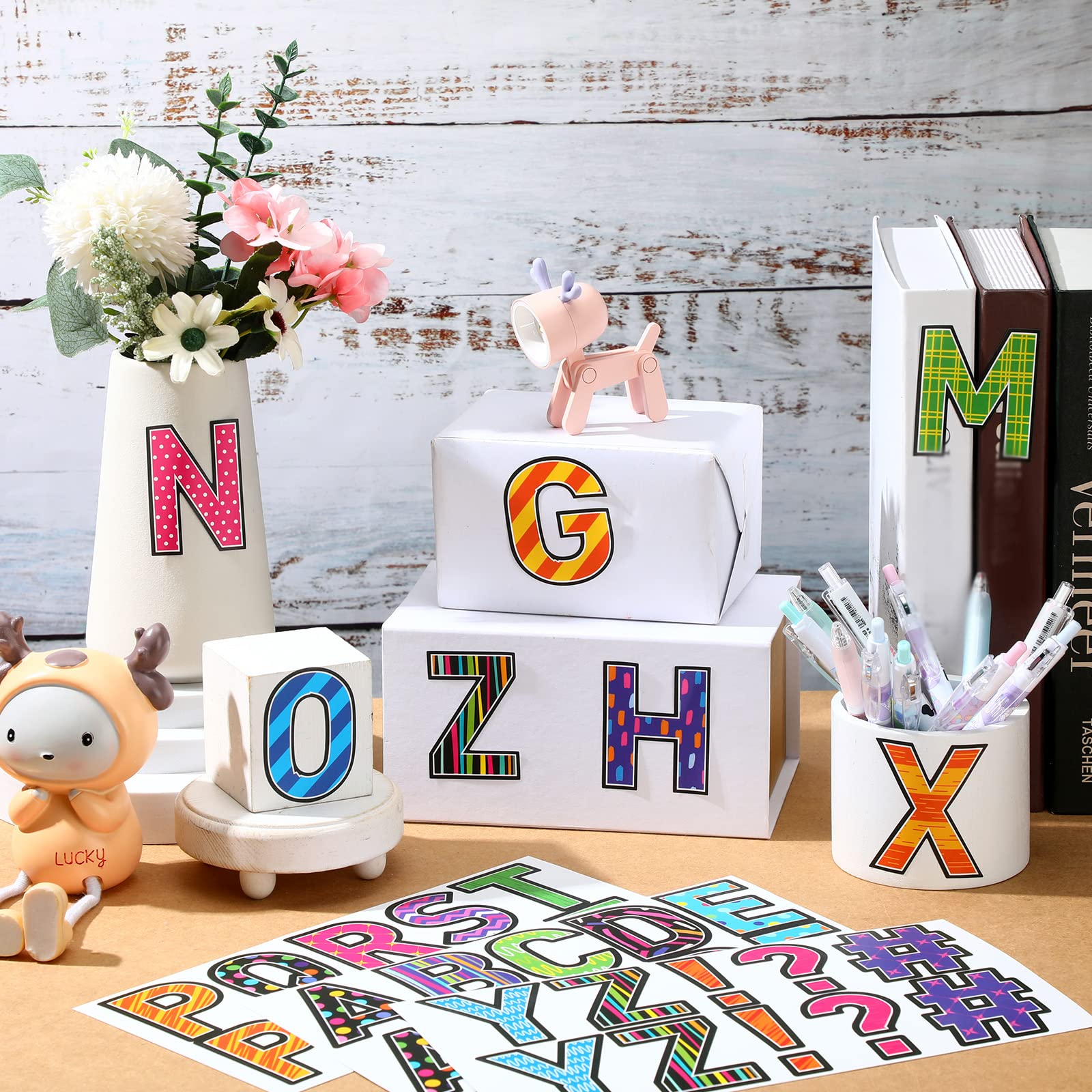 Snapklik.com : Chinco 232 Pcs 24 Sheets Large Letter Stickers 2.5 Inch ...