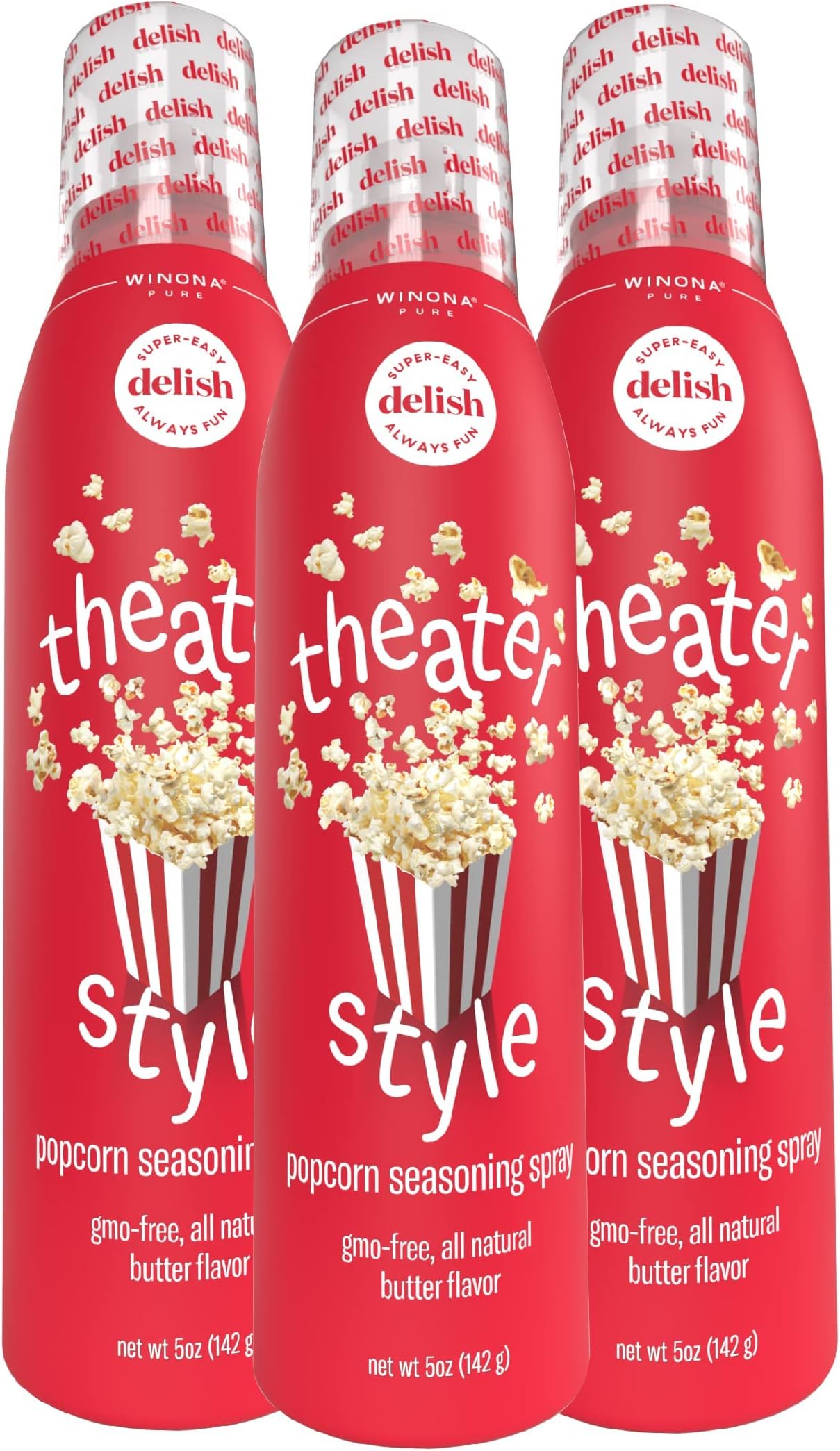 Amazon.com: Winona Pure Popcorn Butter Spray Oil - Delicious Popcorn ...