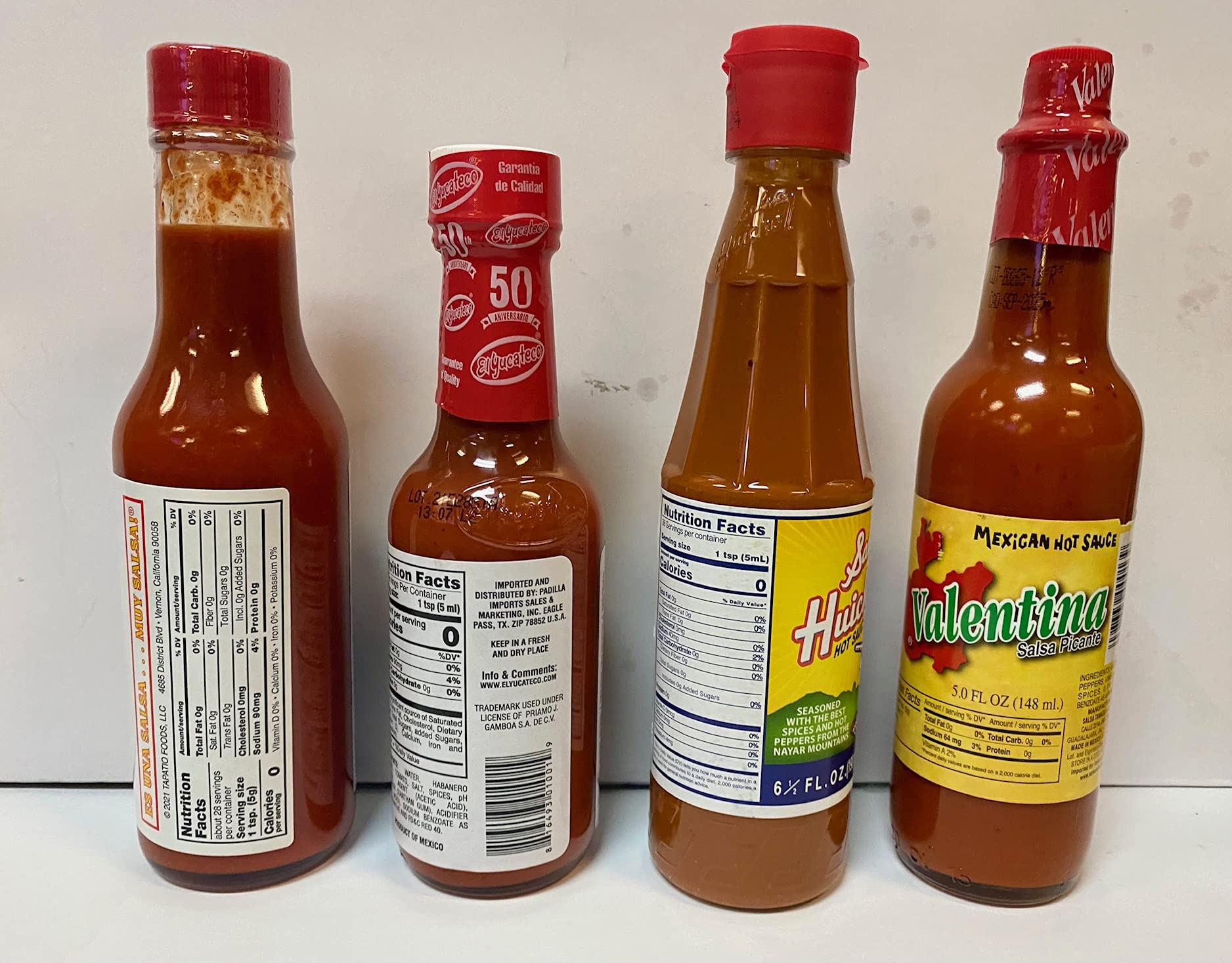Etiquetas De Marcas De Salsa Picante