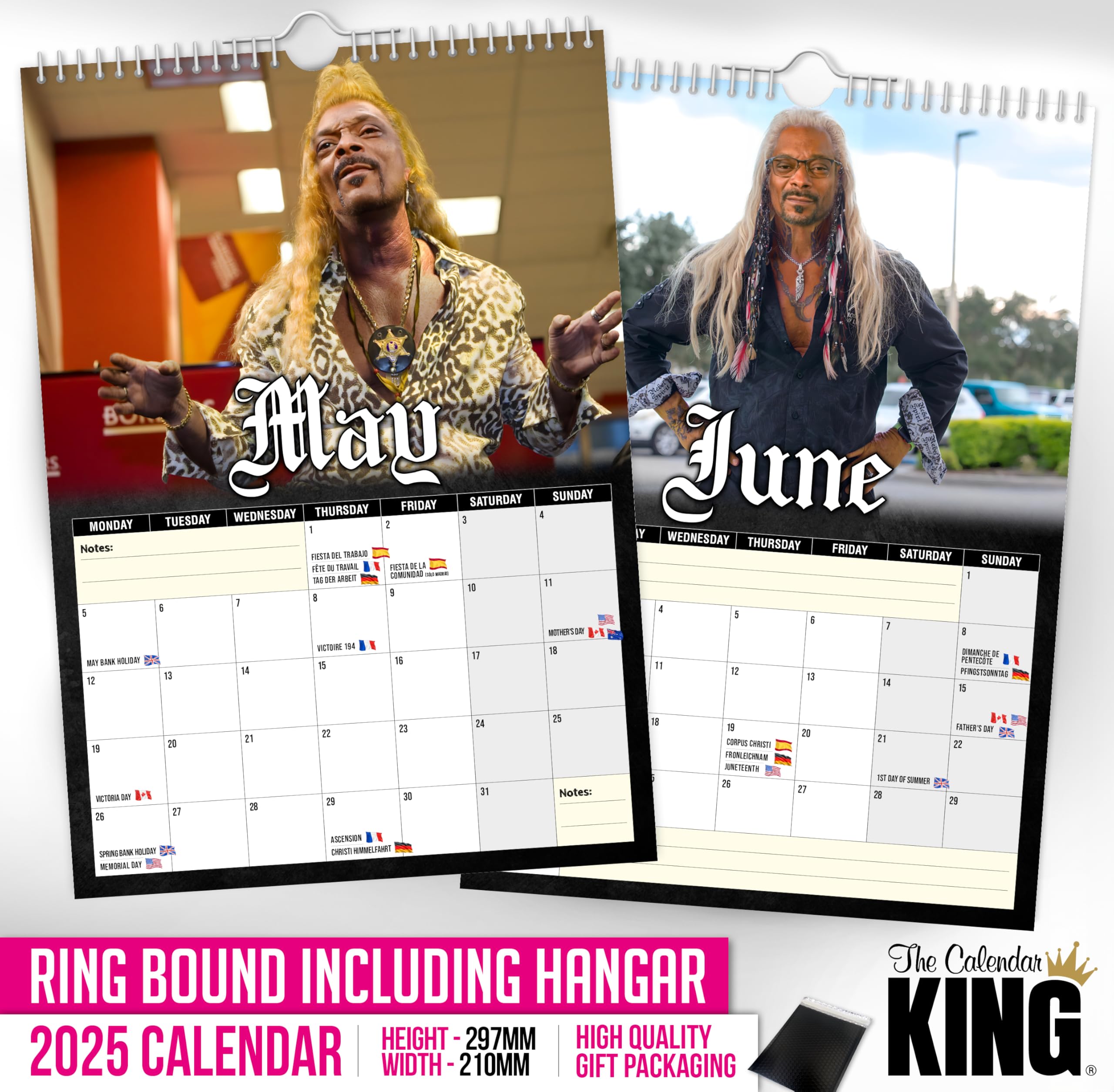 The Calendar King // Snoop Dog The Bounty Hunter – 2025 Wall Calendar ...