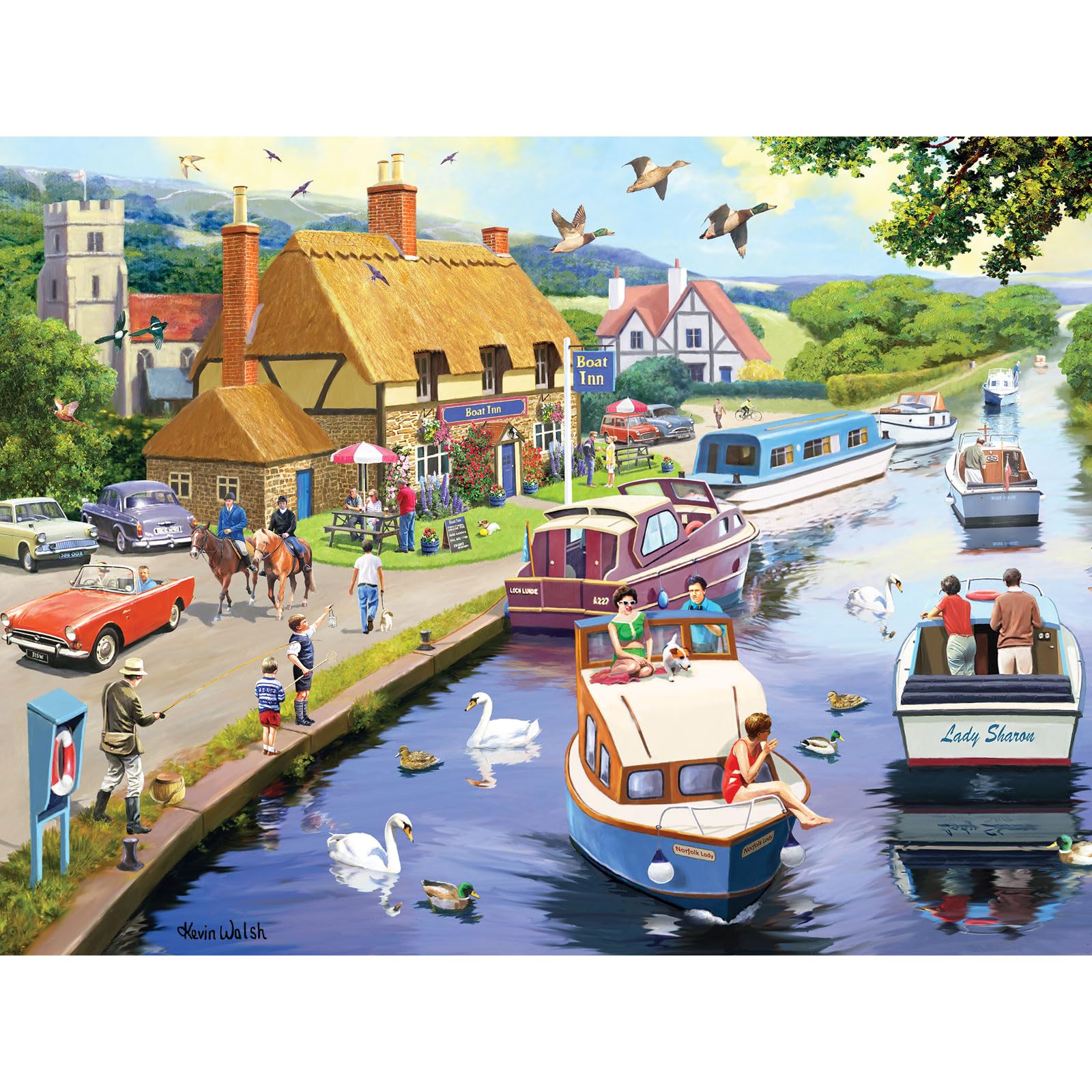 Amazon.com: Bits and Pieces - 300 Piece Jigsaw Puzzle for Adults - 18 ...