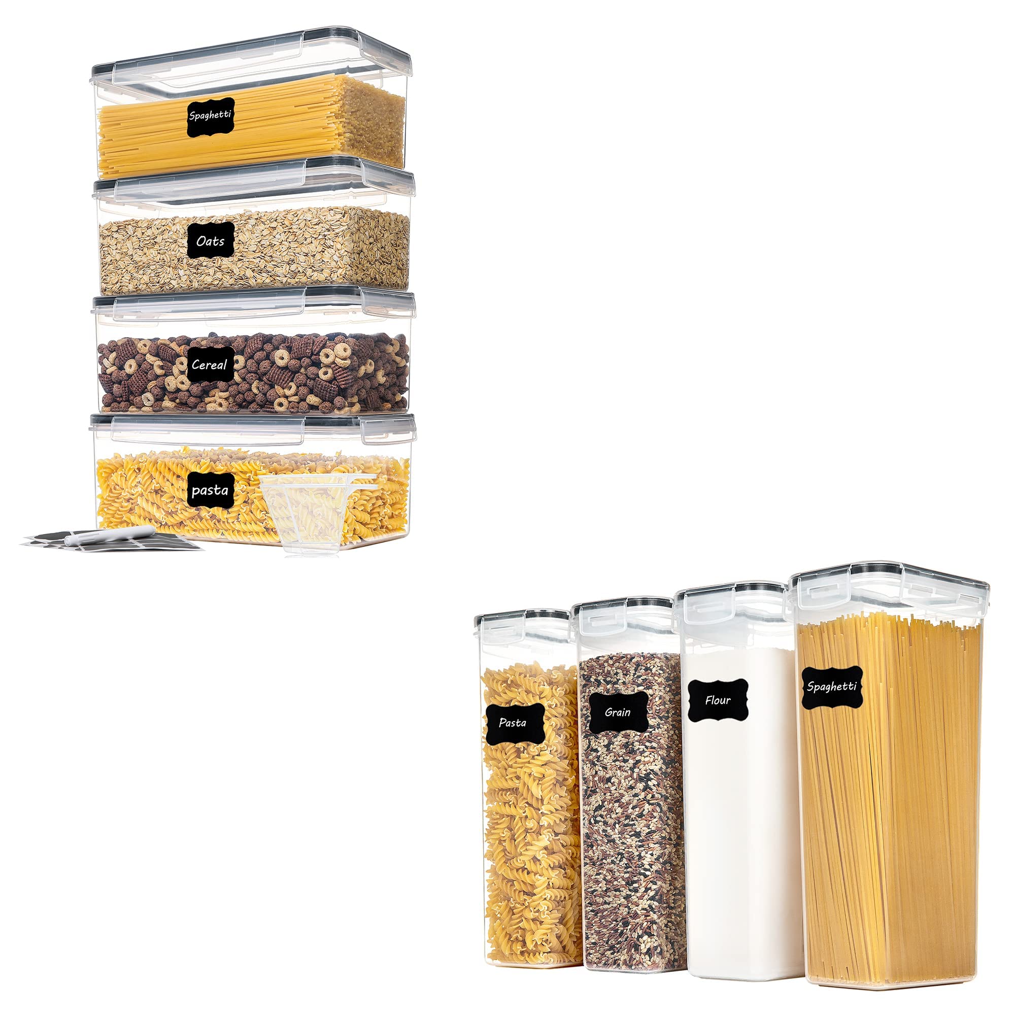 Amazon.com: Vtopmart 4PCS 3.2L Airtight Food Storage Containers and ...