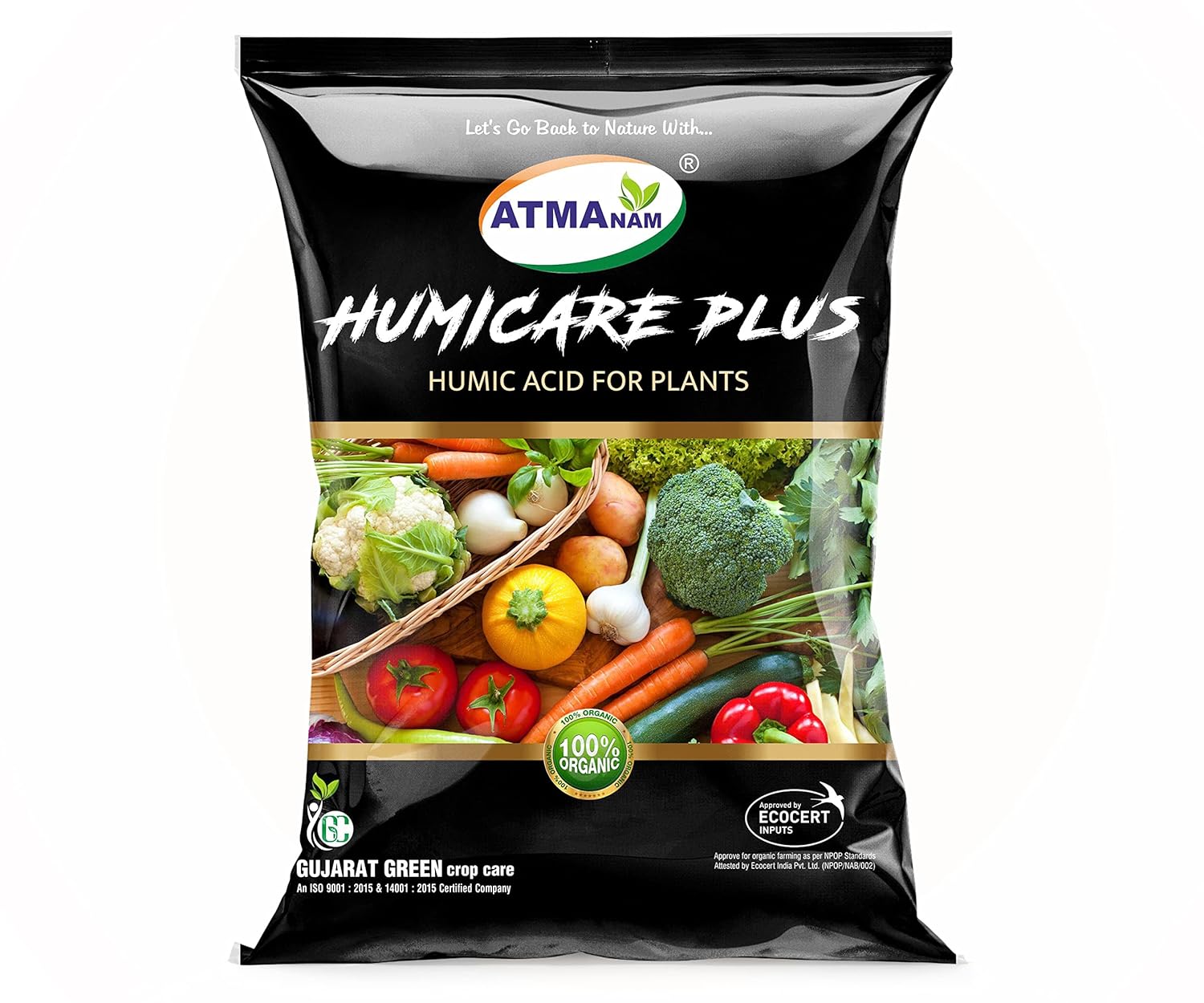 Atmanam Organic Humic Acid (98%) Fertilizer (Water Soluble) For Plants ...