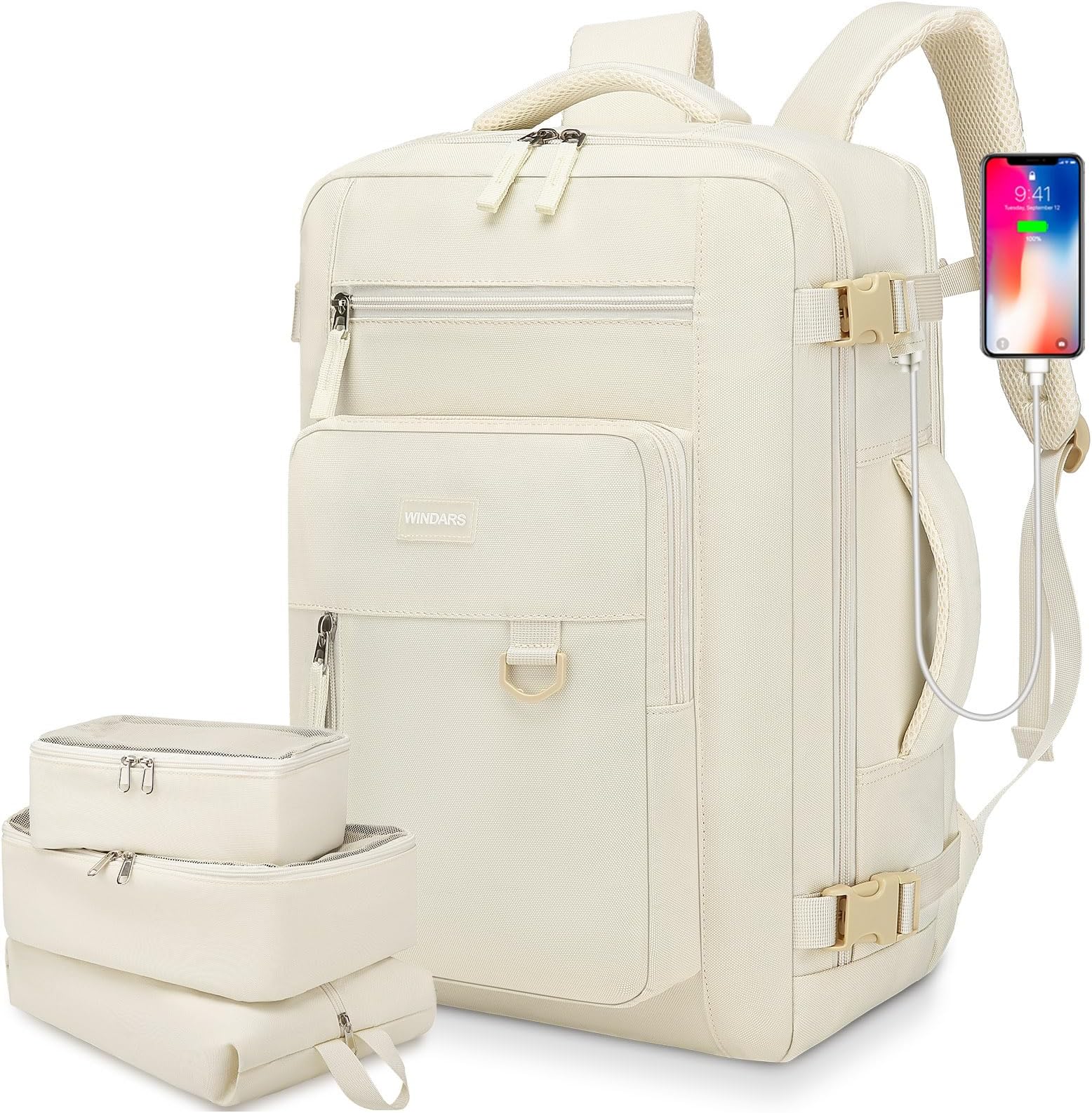 Amazon.com: WINDARS Travel Backpack for Women, Flight Approved Carry On ...