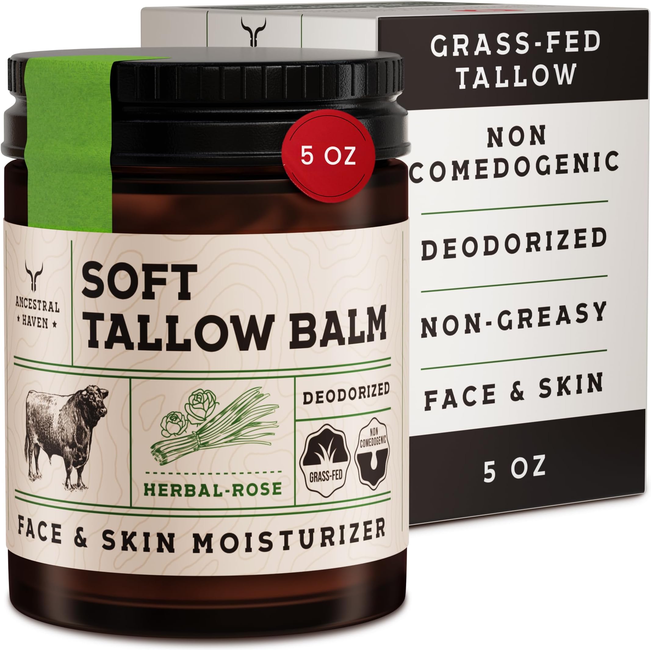 Amazon.com : Santa Cruz Paleo Beef Tallow for Skin, Grass Finished & Grass Fed Beef Tallow and ...