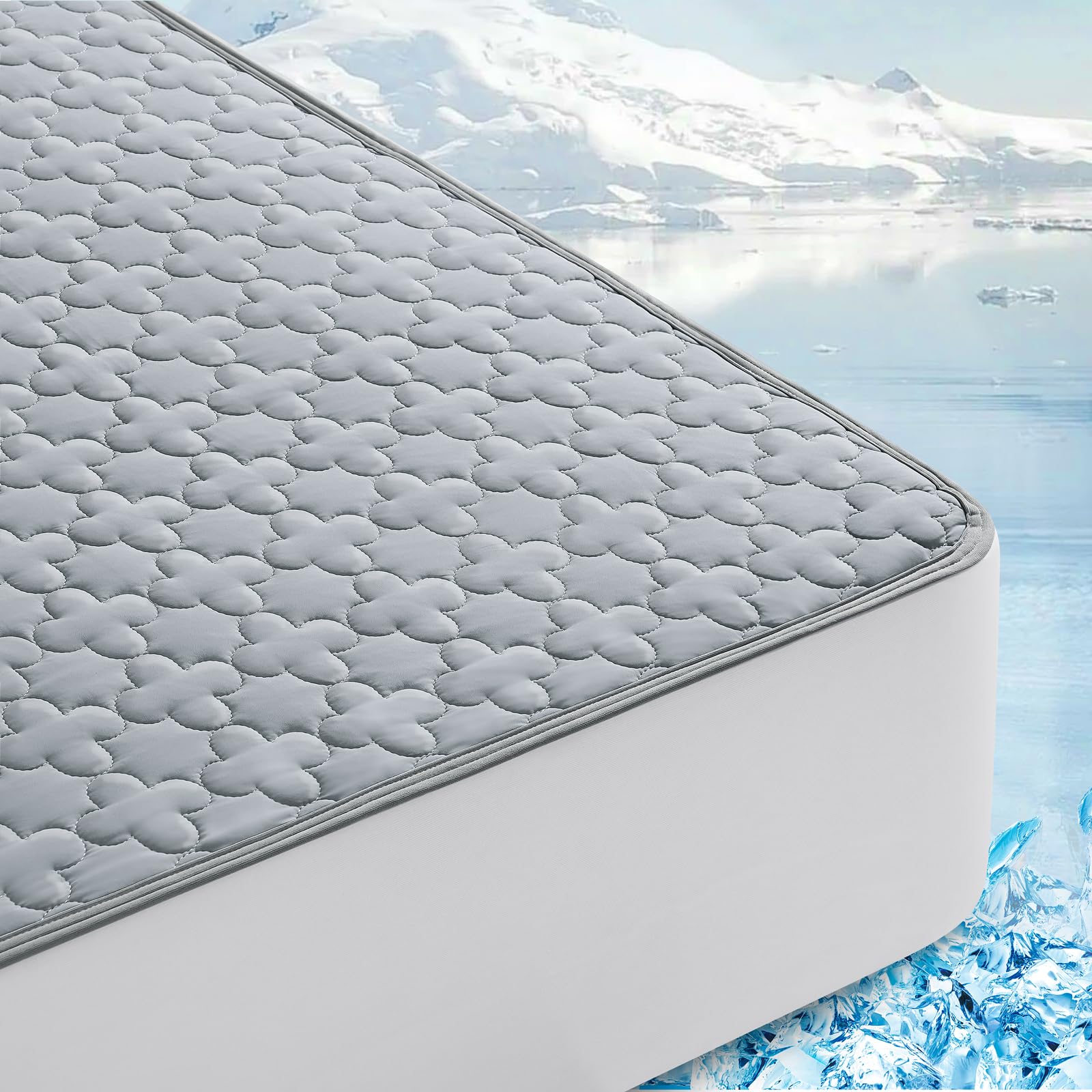 Amazon.com: EASELAND Twin Cooling Mattress Topper Summer Mattress Pad ...