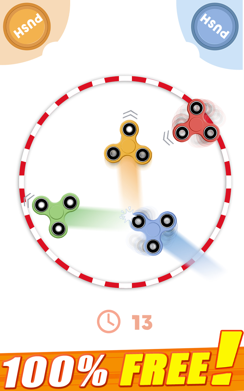 Fidget spinner: 4 players game - App on the Amazon Appstore