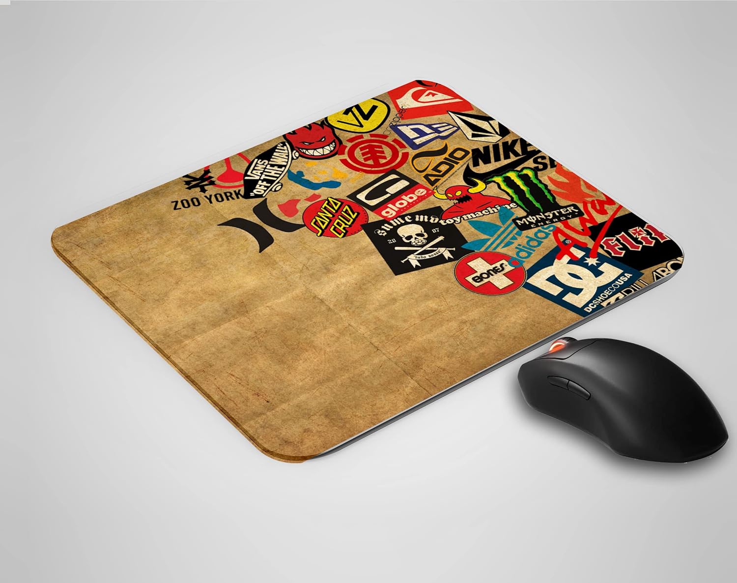 KNL Logos On Vintage Background Designer MousePad for Laptop/Computer ...