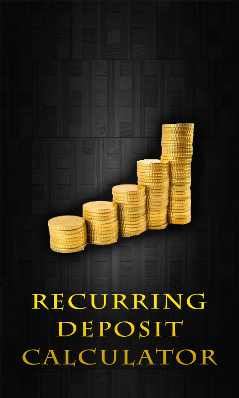 Recurring Deposit Calculator - App on Amazon Appstore