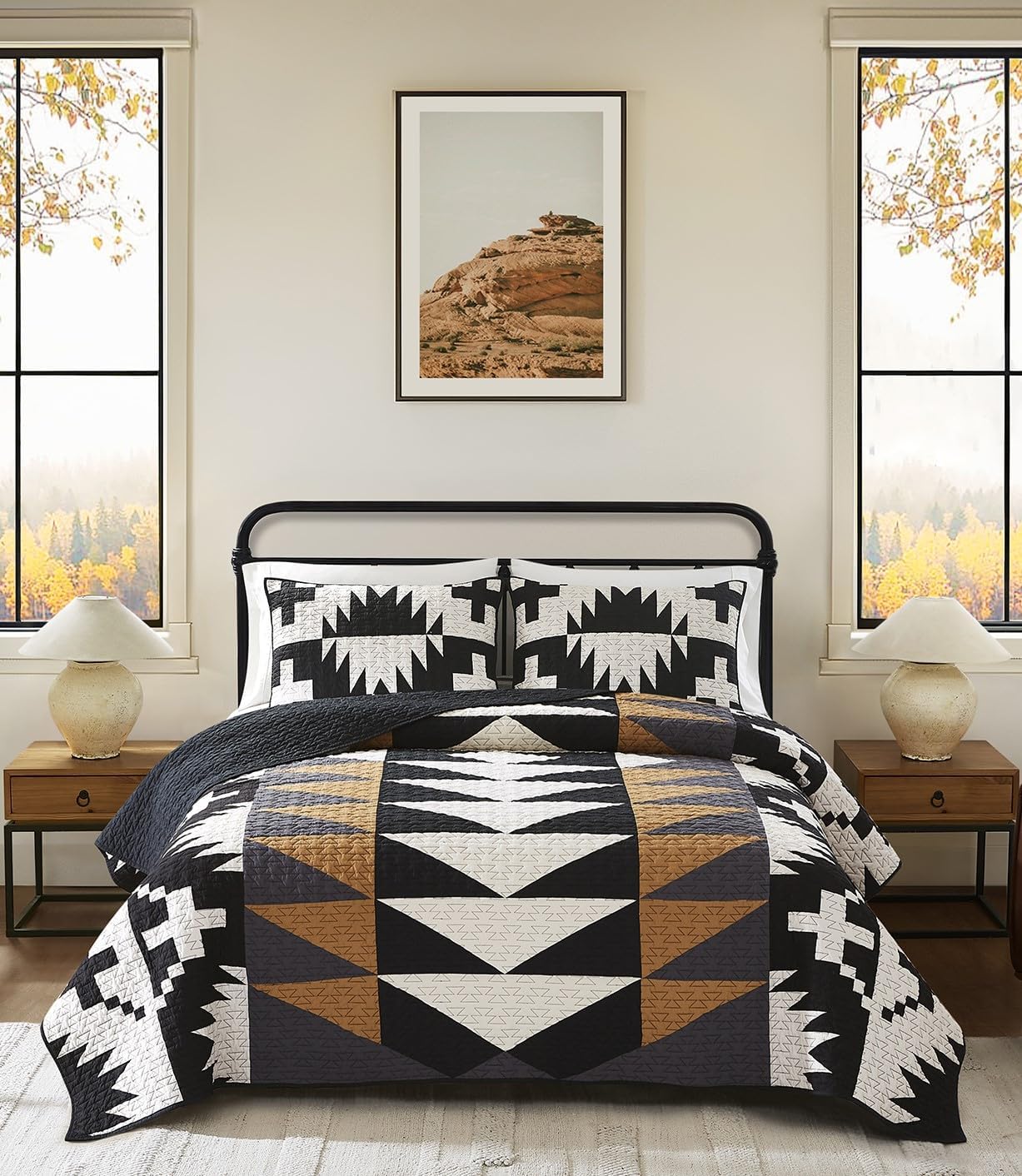 Amazon.com: Pendleton Spider Rock Full/Queen Quilt Bedding Set - 3 ...