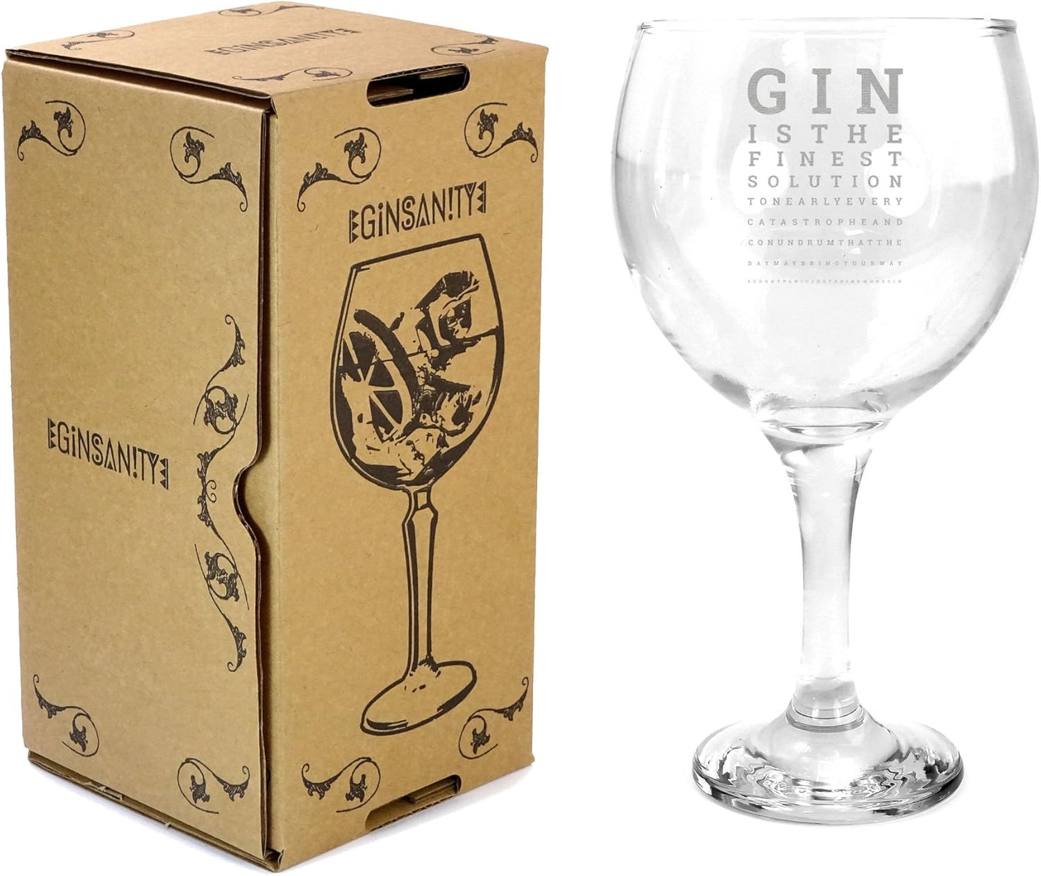 Amazon.com | Ginsanity 22oz (645ml) Gin & Tonic Copa Balloon Cocktail ...